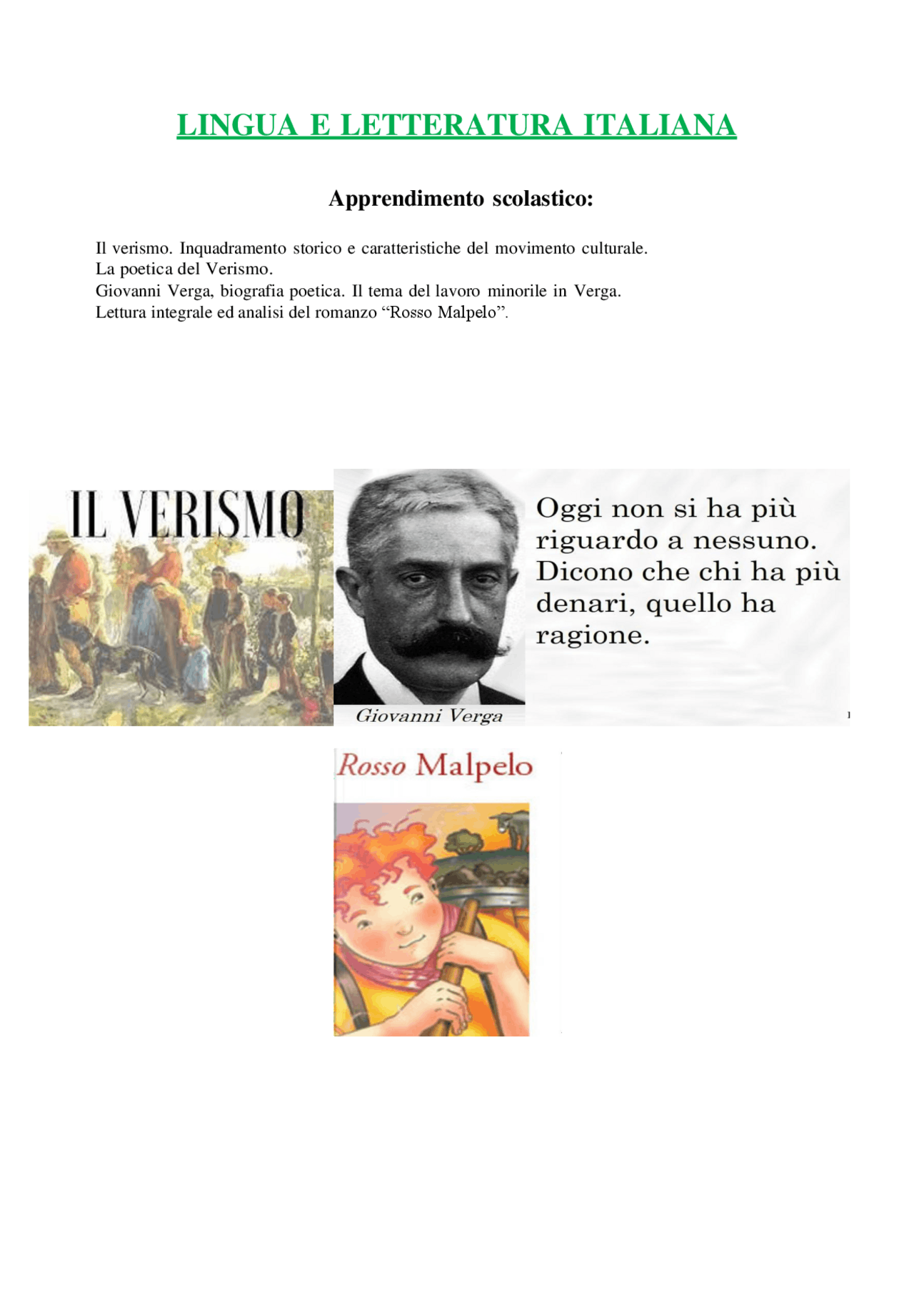 Tesina illustrata di Lingua e Letteratura italiana | Tesine di Maturità ...