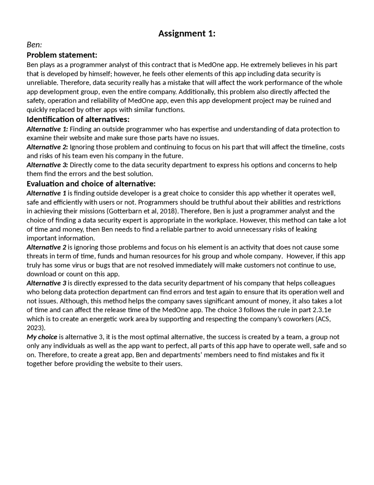 Assignment 1 ict100 Jin is the Chief Executive Officer (CEO) of ...
