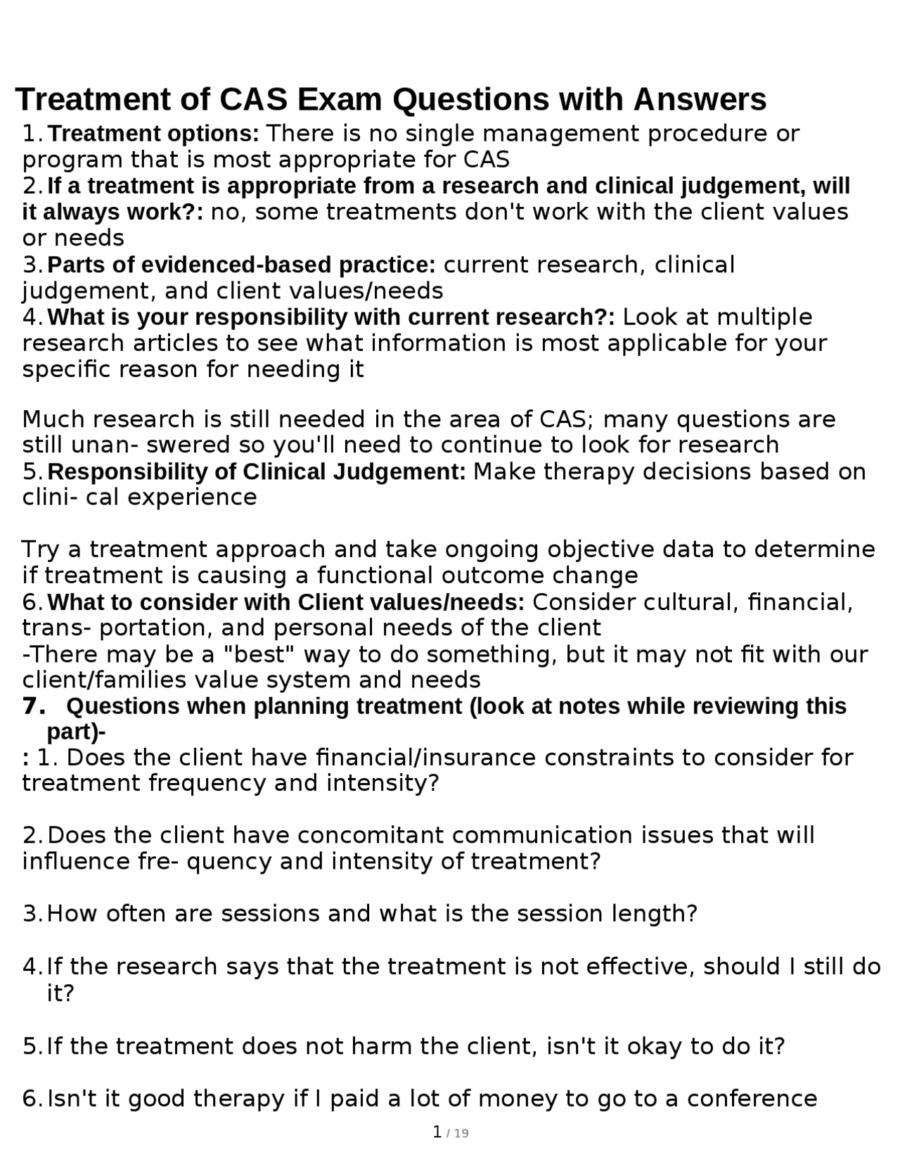 Integral Stimulation Approach for Motor Speech Disorders | Exams ...