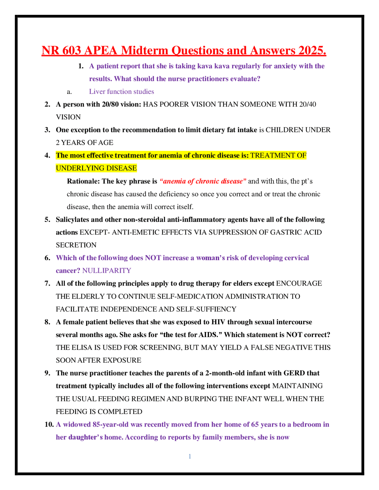 Temporal Arteritis: Symptoms and Management | Exams Nursing | Docsity