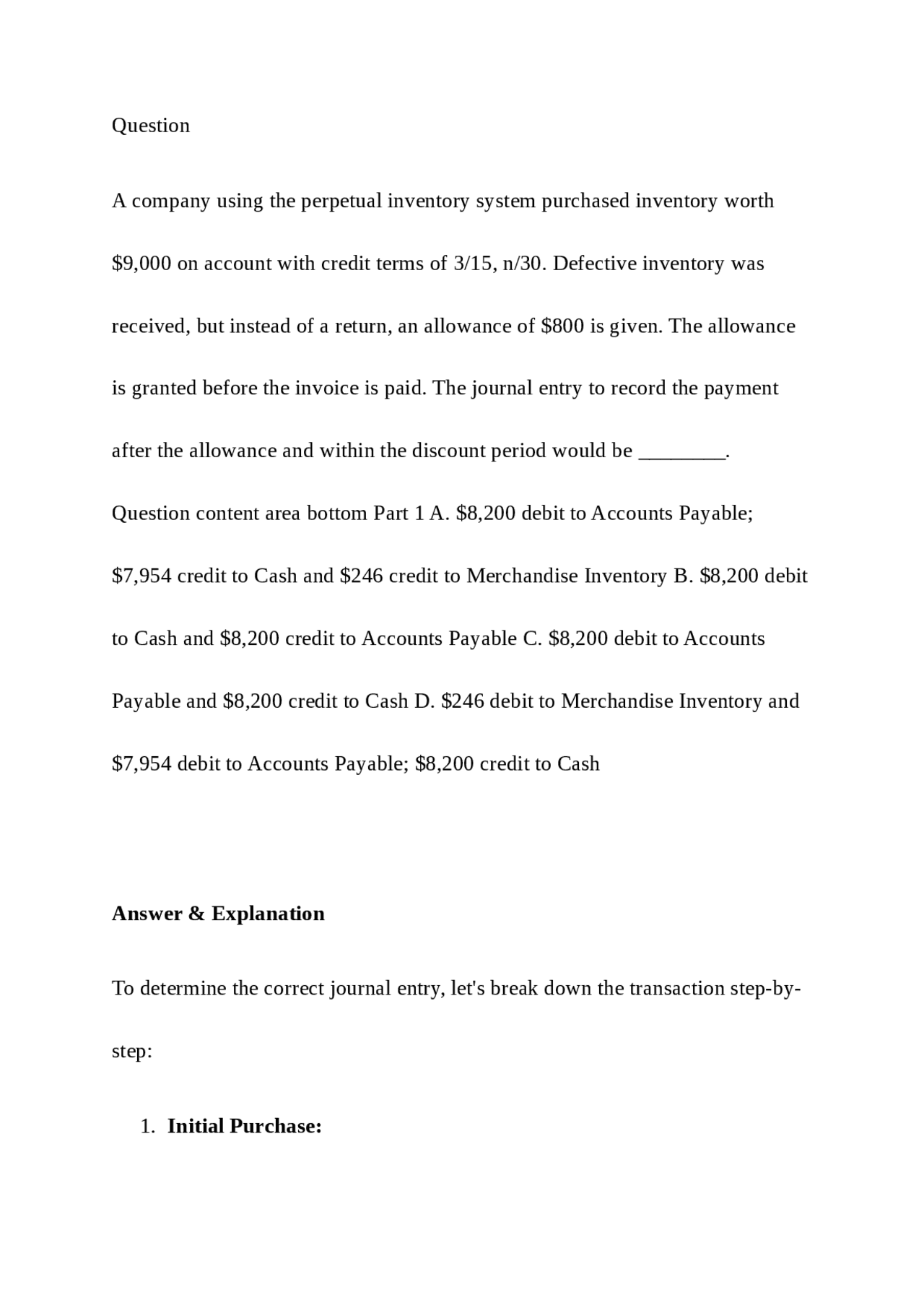 Accounting Journal Entry for Inventory Purchase with Discount | Thesis ...