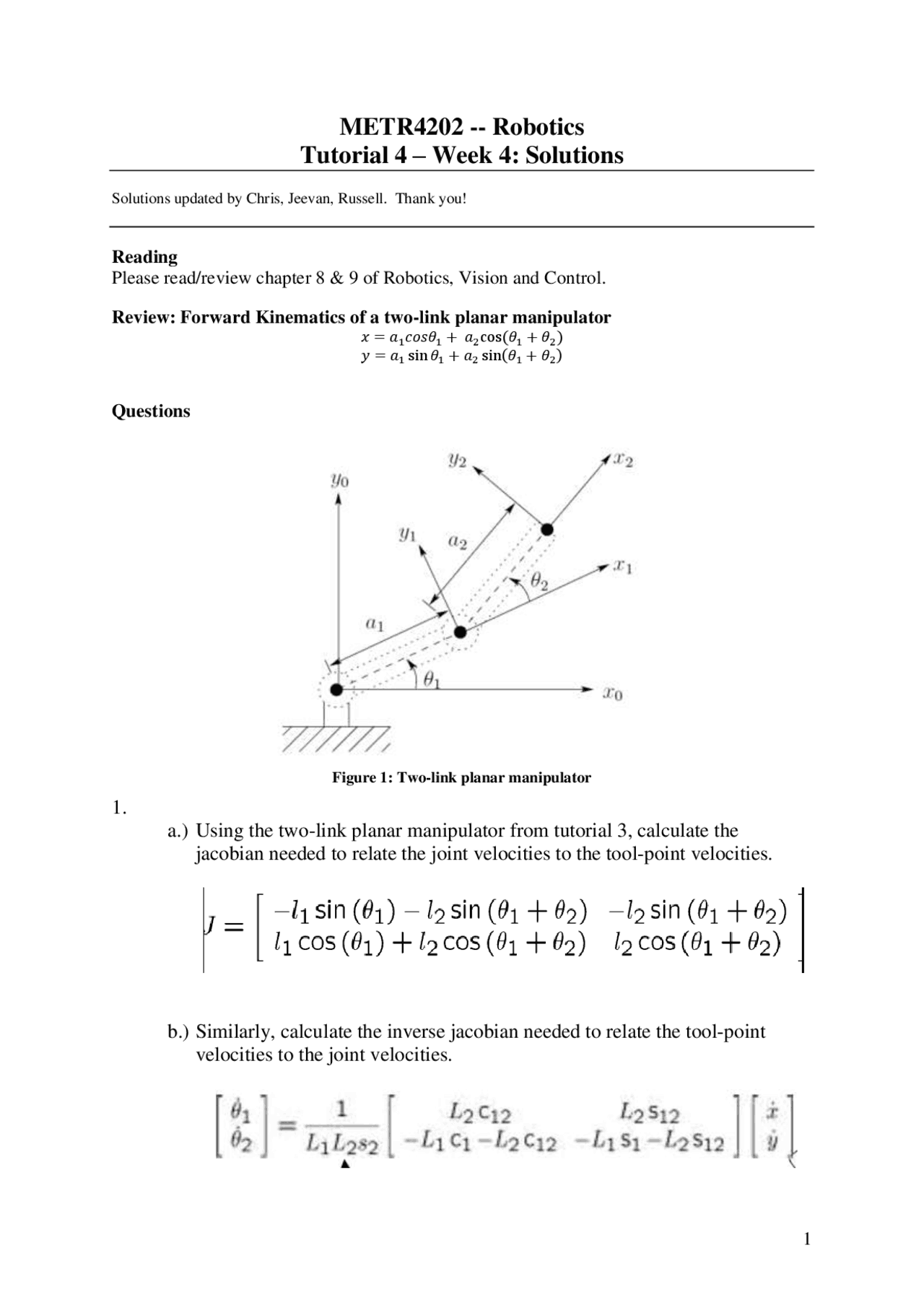 Equations of Motion for Mechanical Systems with Holonomic Constraints ...