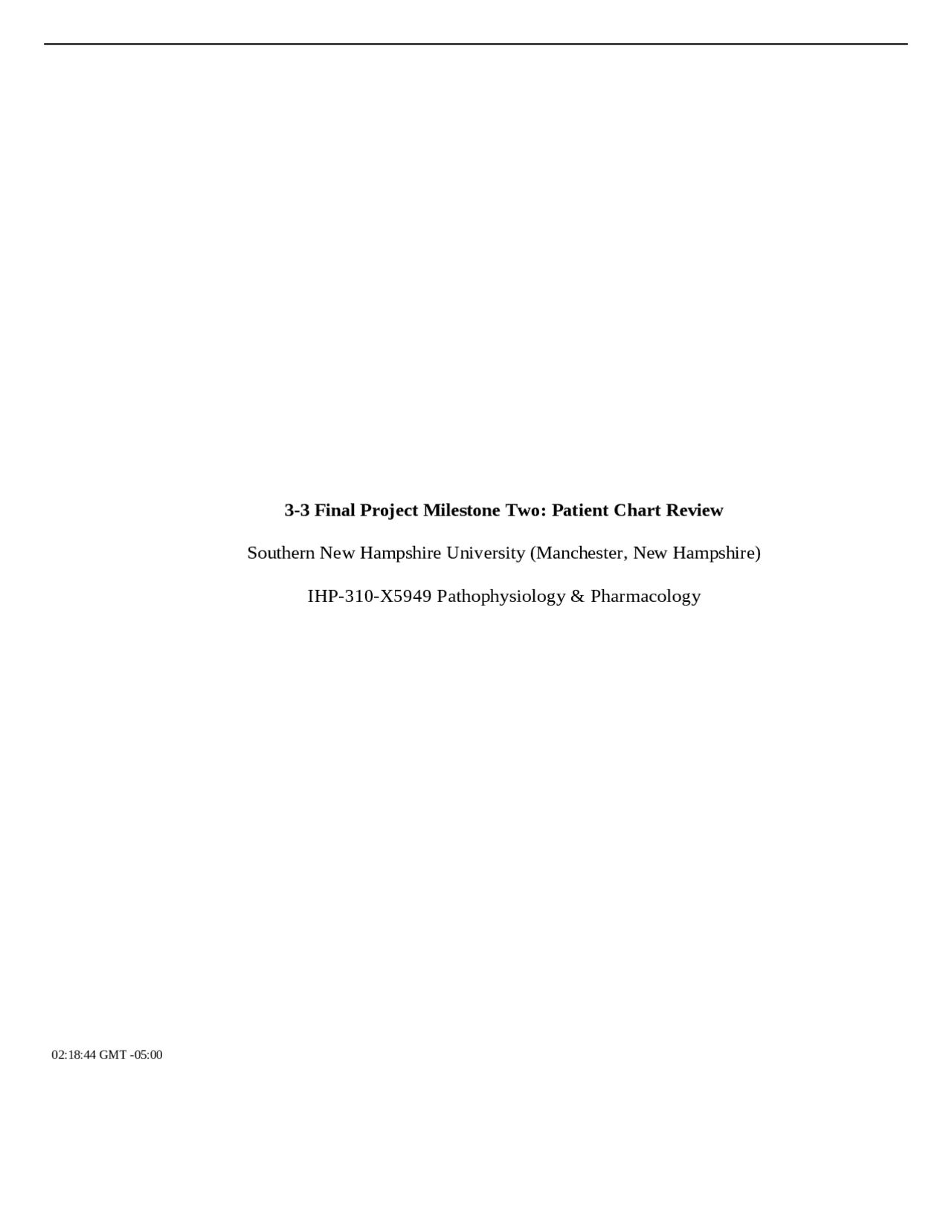 3-3 Final Project Milestone Two: Patient Chart Review Sou | Thesis ...