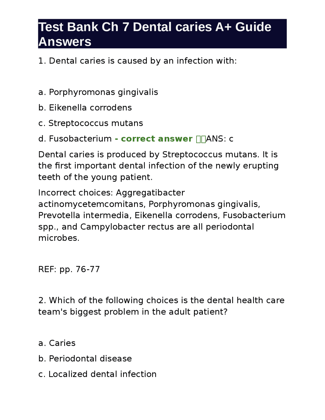 Dental Caries and Antibiotic Management | Exams Law | Docsity