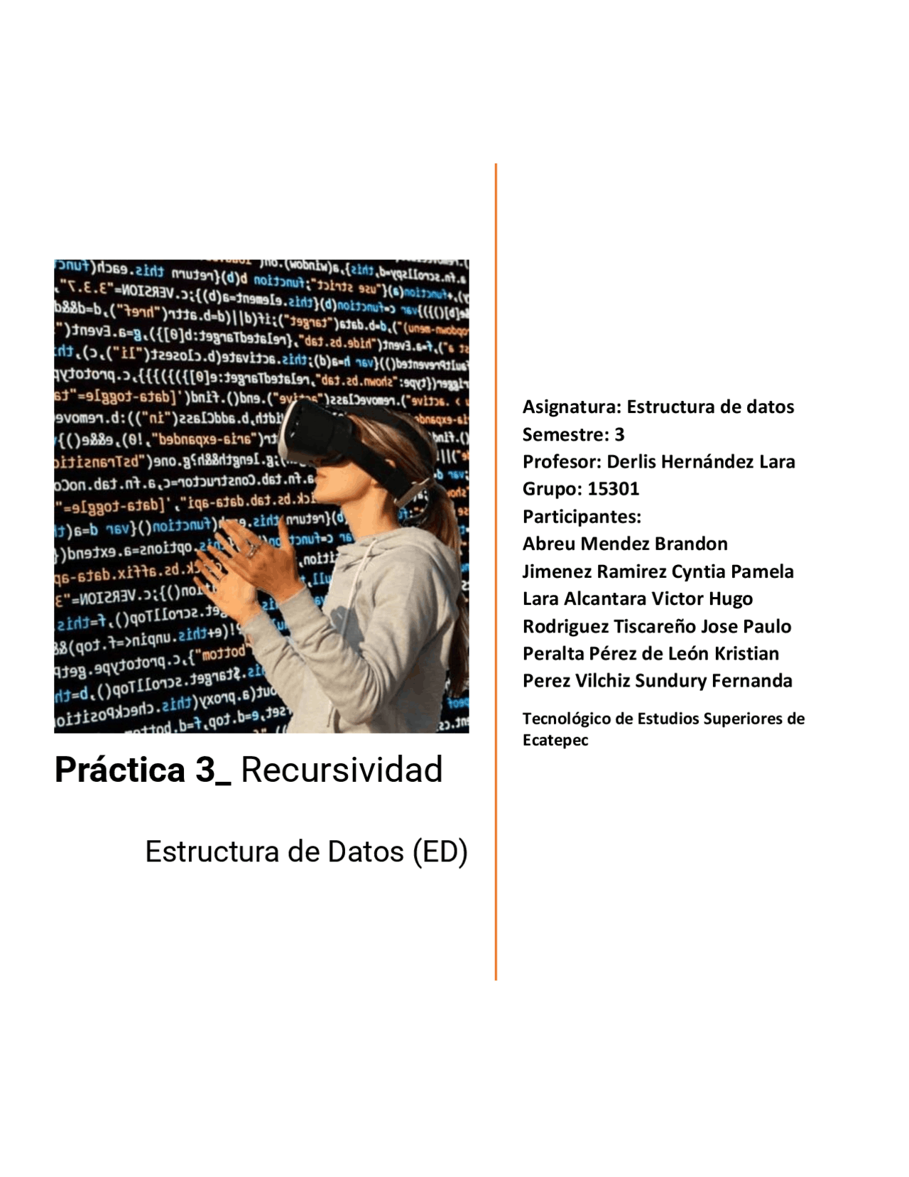 Práctica 3: Recursividad en Estructura de Datos | Summaries Design ...