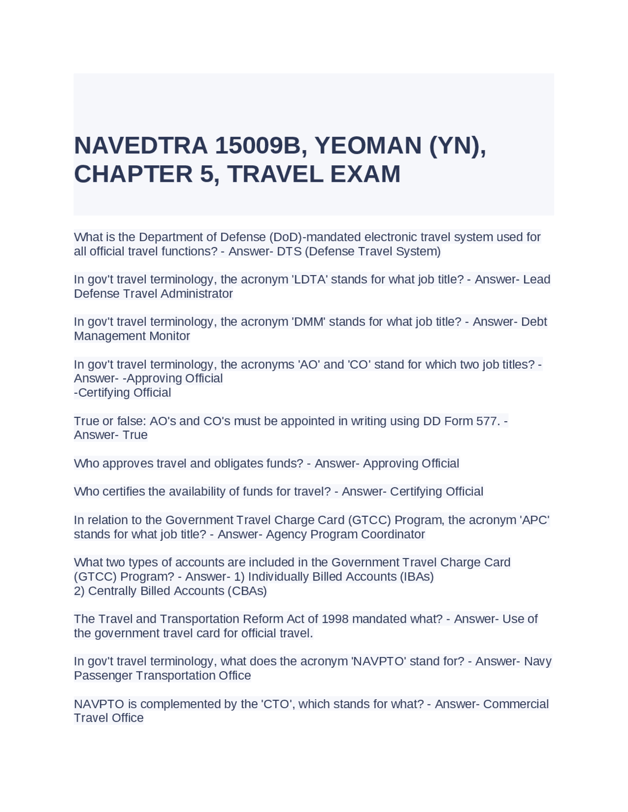 Government Travel Regulations and Allowances | Exams Advanced Education ...