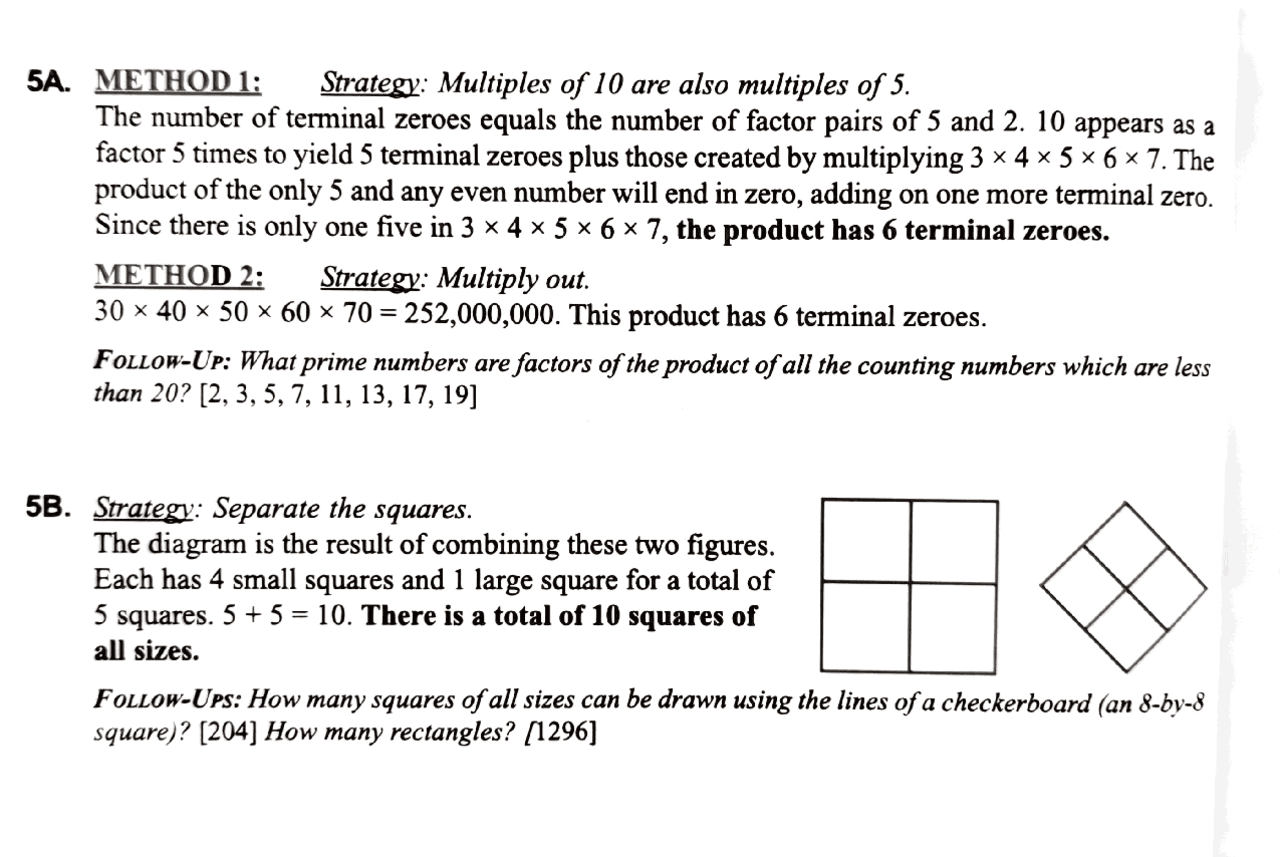 Math Competition MOEMS | Quizzes Mathematics | Docsity