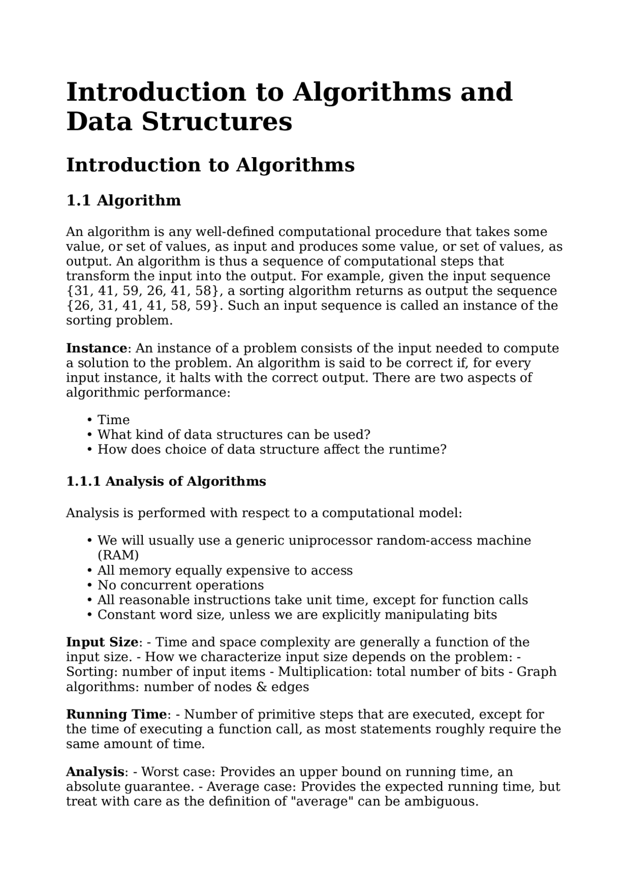 Introduction to Algorithms and Data Structures: A Comprehensive Guide ...