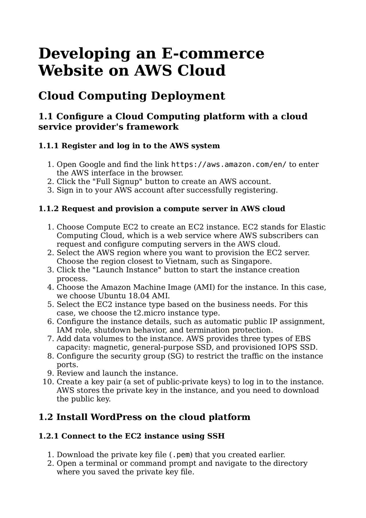 Installing Wordpress On Ubuntu 1804 Lts With Nginx Mariadb And Php Fpm Lecture Notes Italian