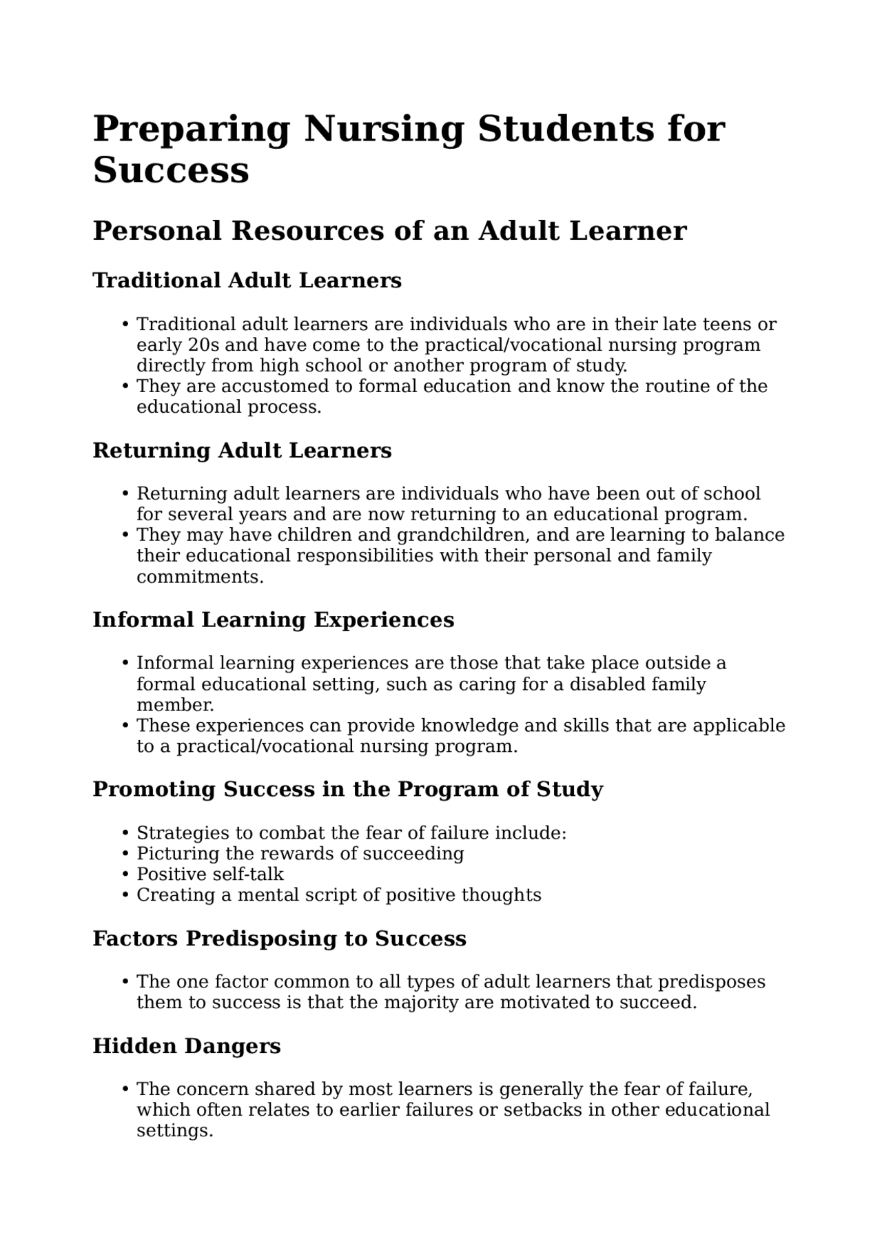 Nursing Student Success: Effective Learning & Clinical Evaluation ...