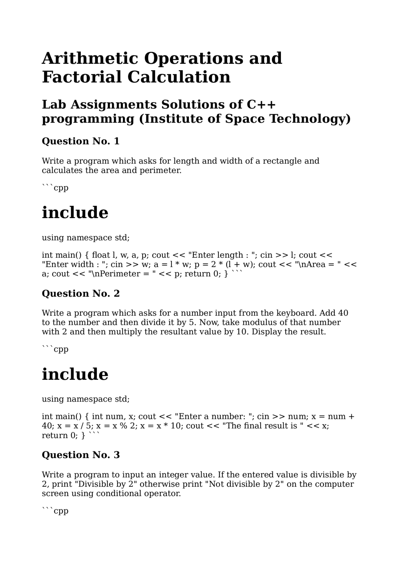 C++ Programming Practice Problems: Fundamentals and Applications ...
