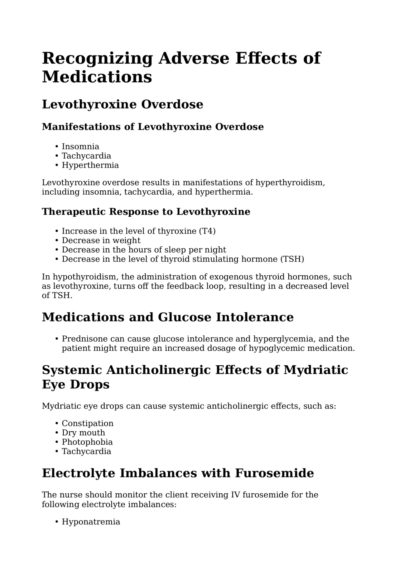 Adverse Effects of Medications: A Comprehensive Guide for Healthcare ...