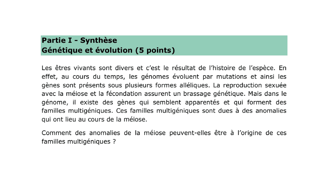 famile multigenique et les consequences | Study notes Environmental ...