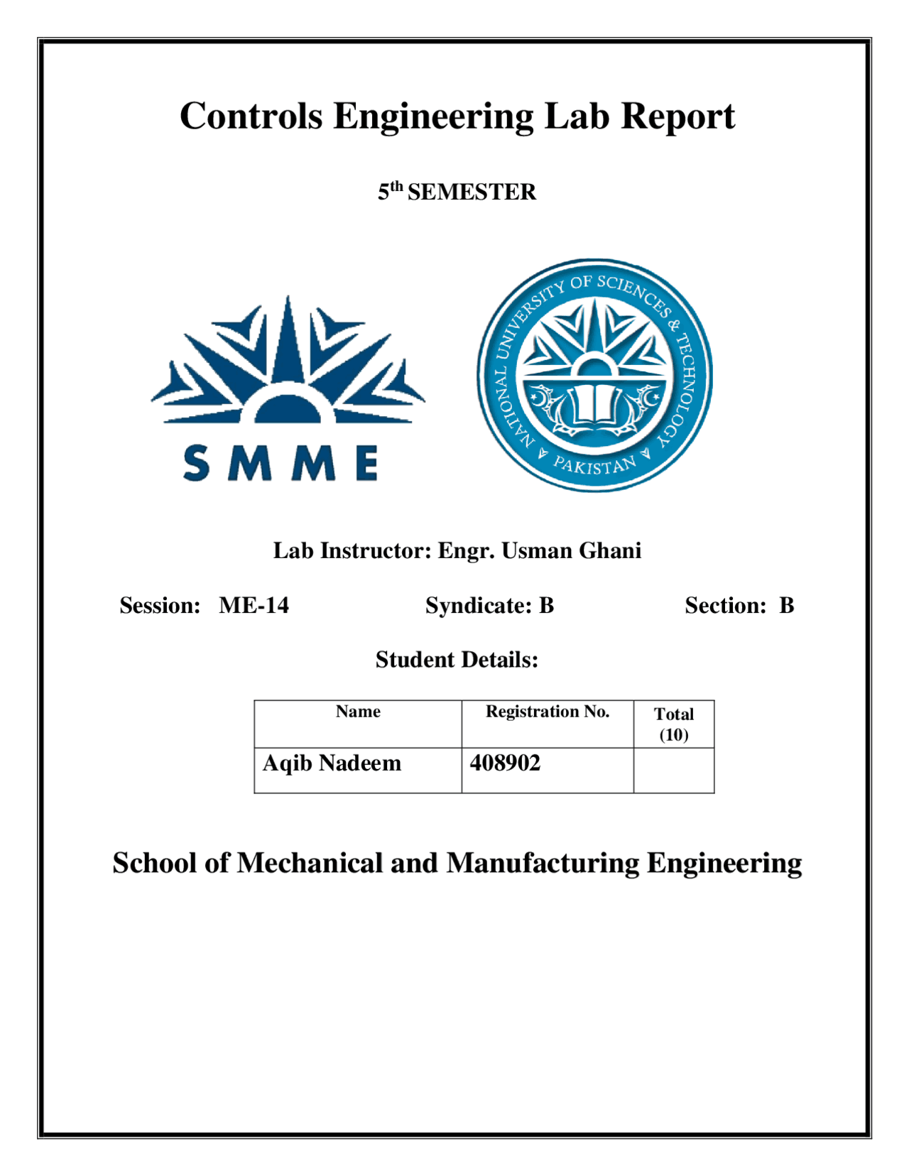 Control Engineering Lab: Flow, Pressure, Temperature, and Level Control | Lab Reports Automatic ...
