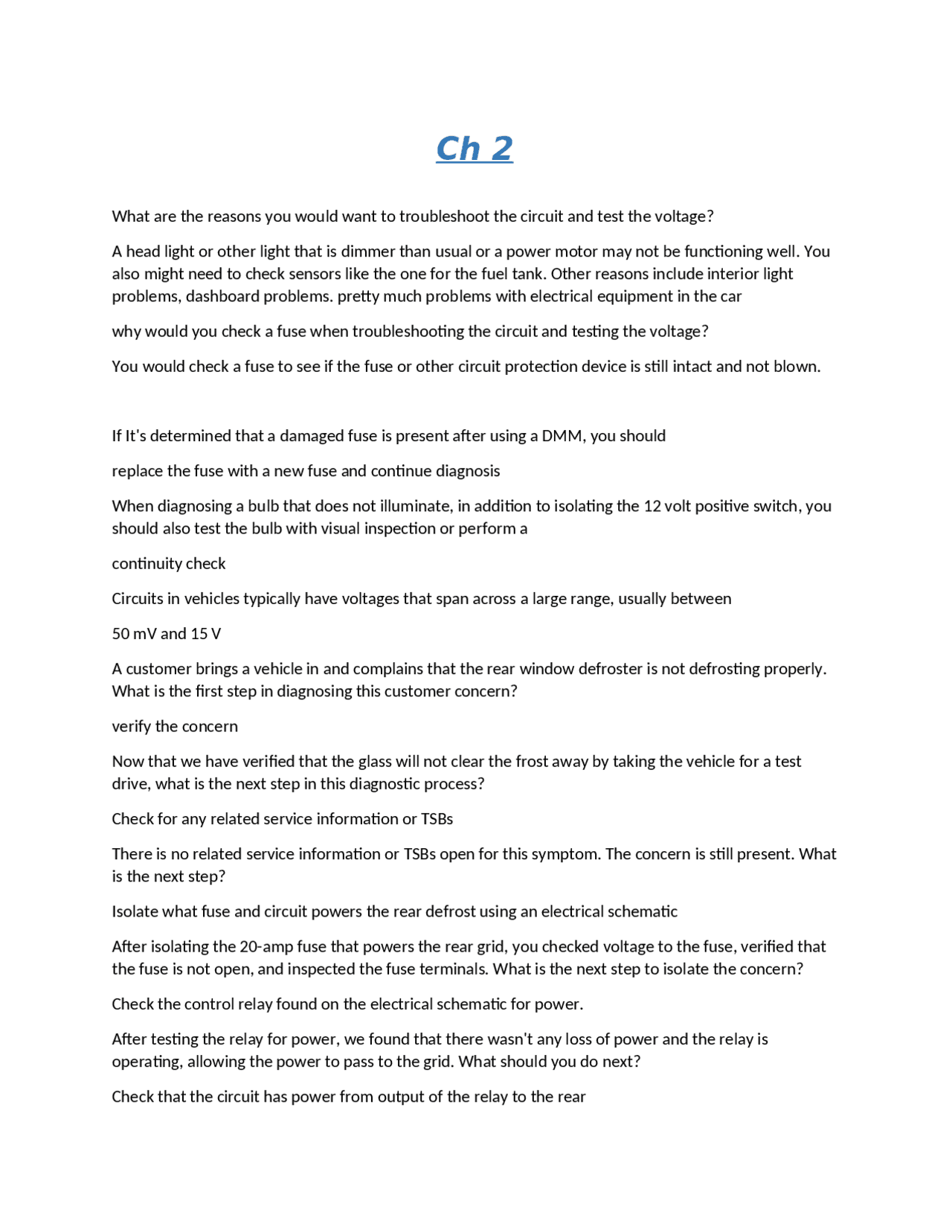 Ch 2 Mike Holt Study Guide | Exams Advanced Education | Docsity