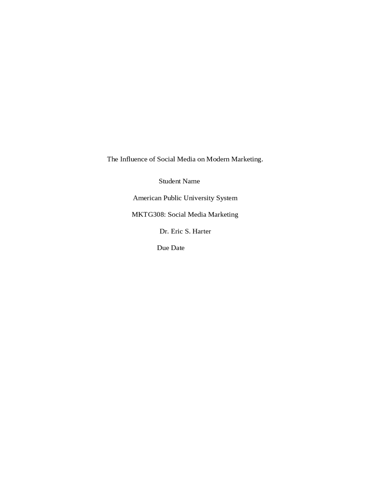 The Influence of Social Media on Modern Marketing: A Case Study of Sony PlayStation ...