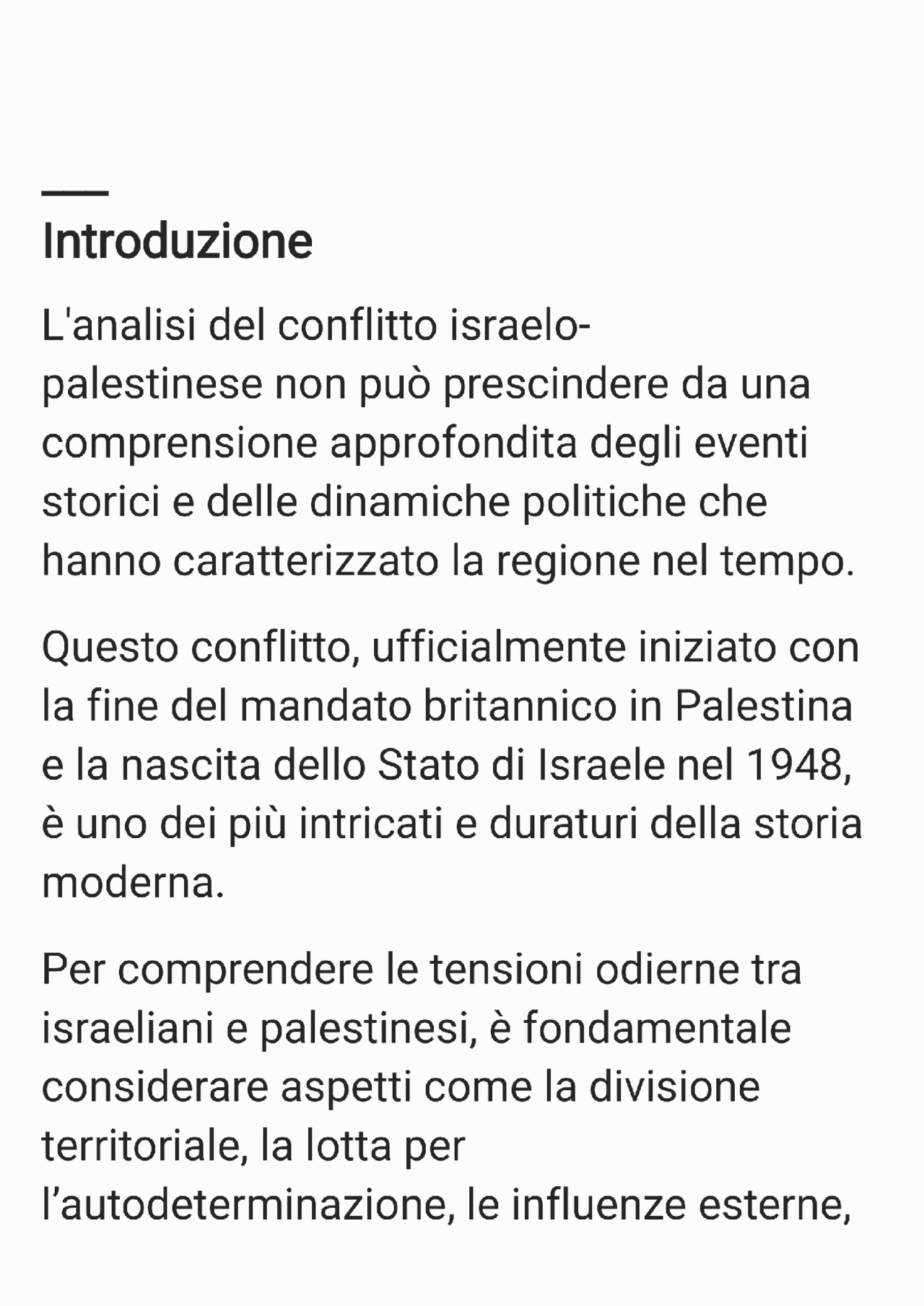 Tema- Conflitto Israele-Palestina: origini e dinamiche attuali | Temi ...