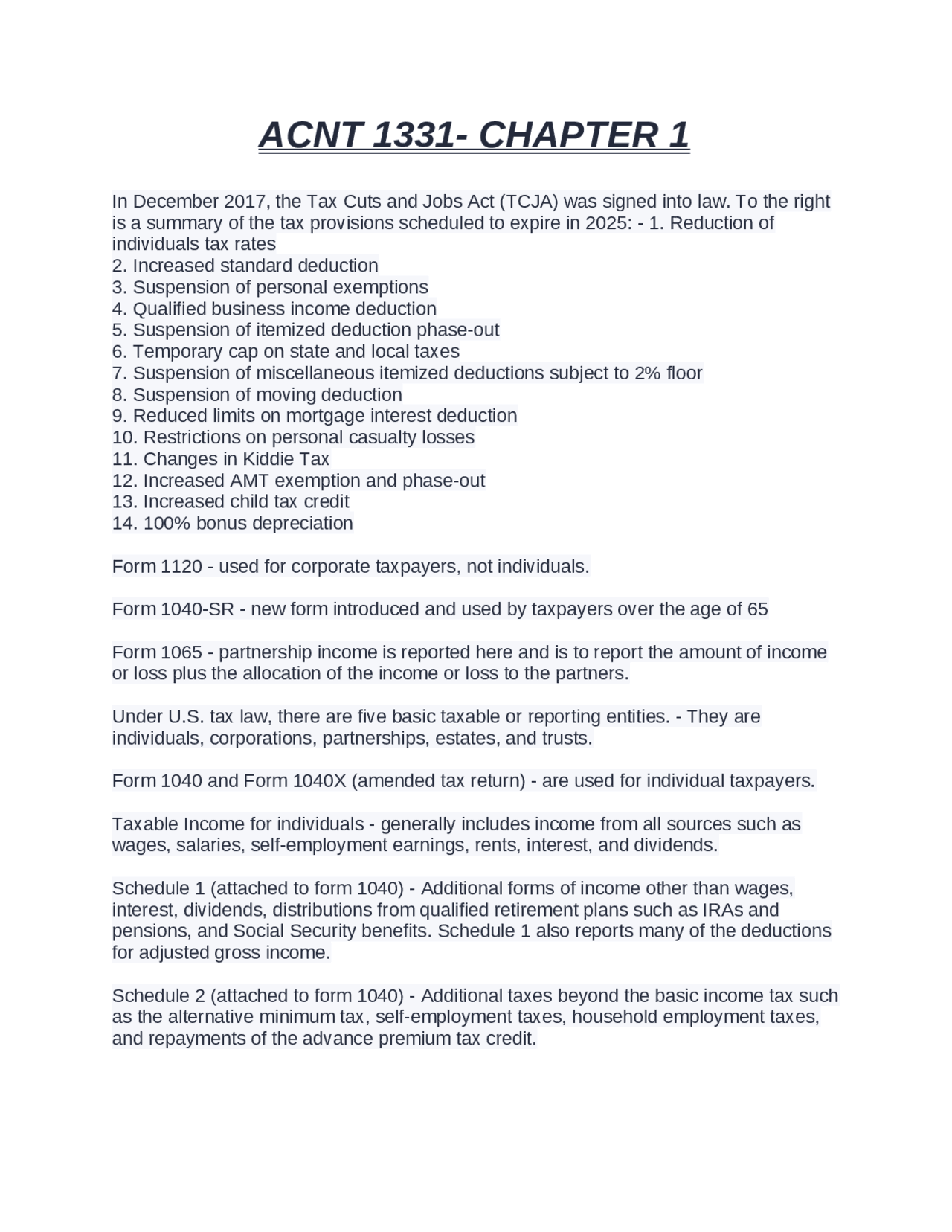US Taxation Guide: Filing Status, Deductions, and Income Reporting ...