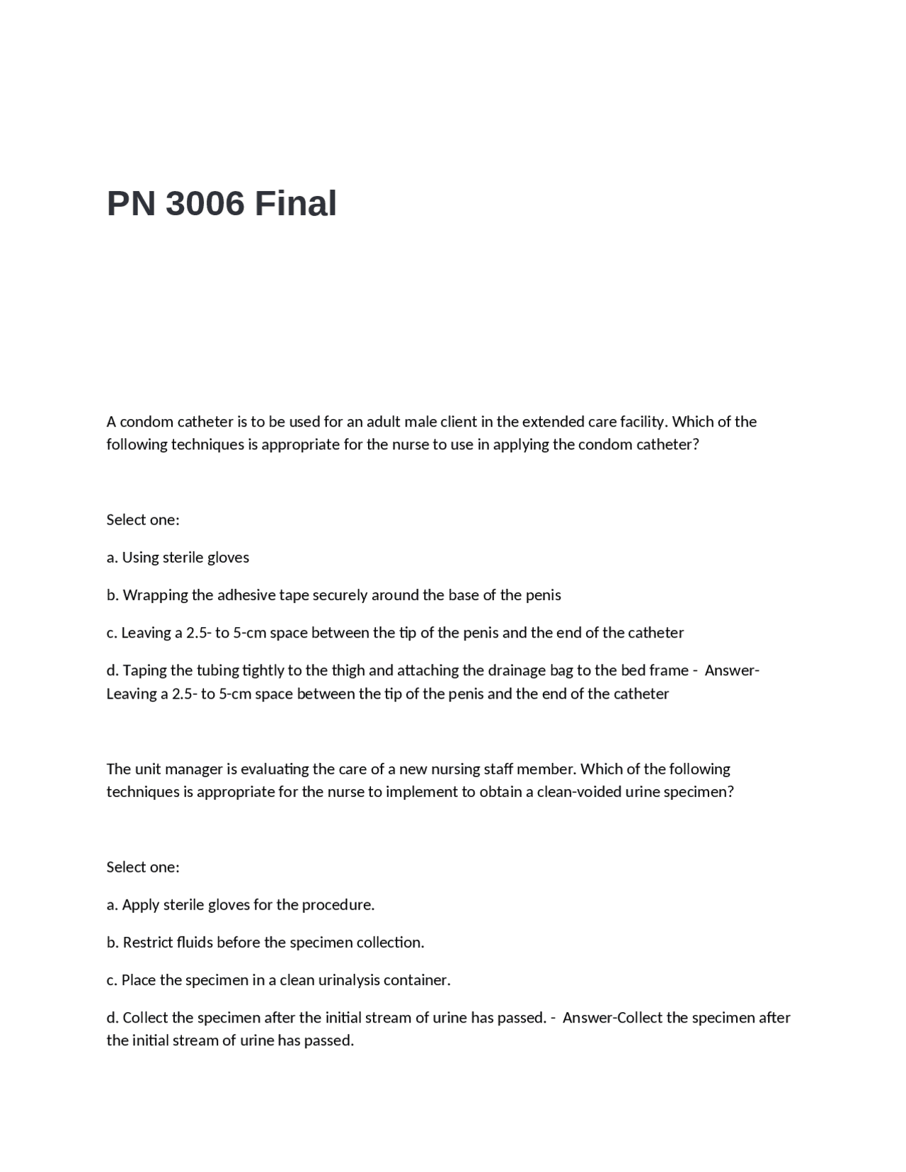 Urinary System Multiple Choice Questions and Answers | Exams Nursing ...
