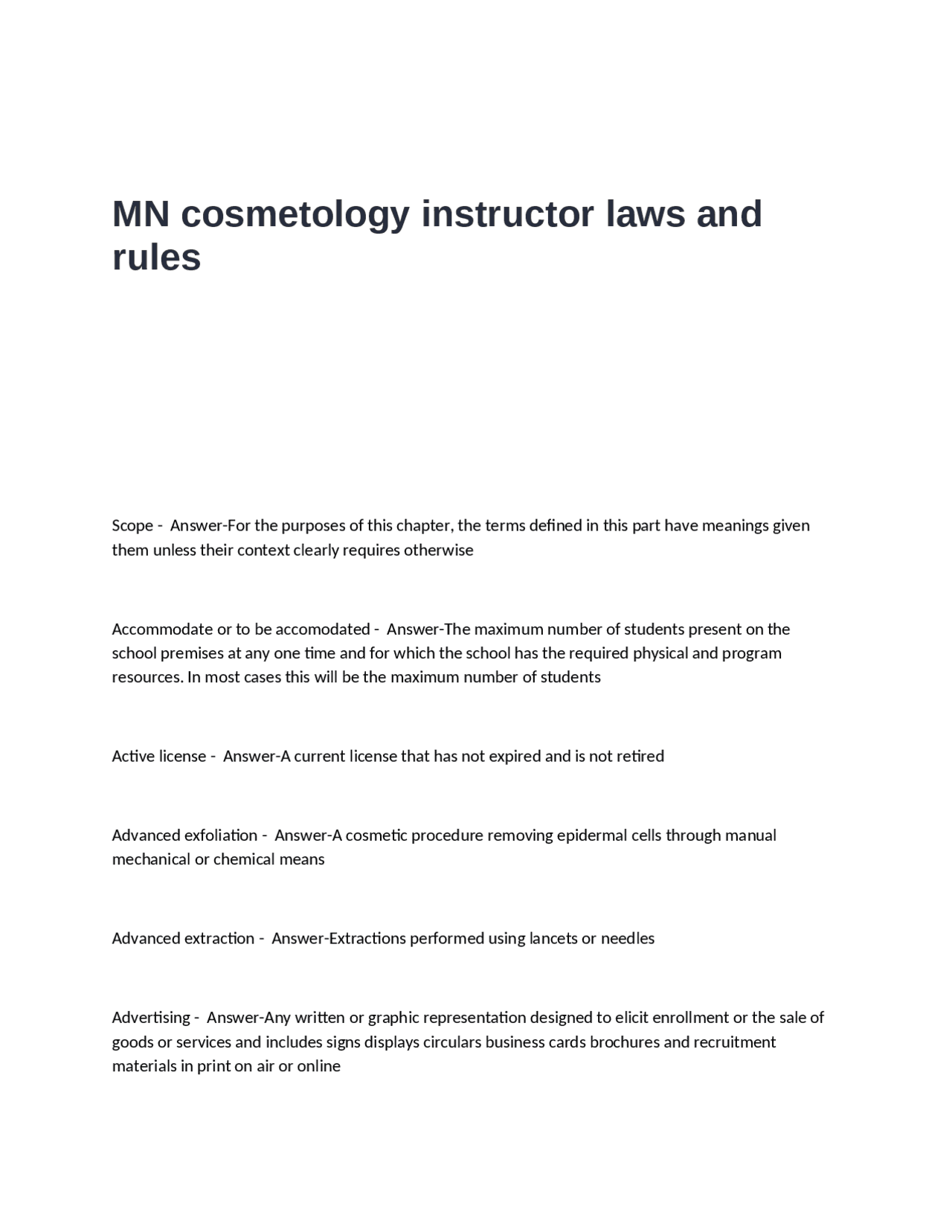 MN Cosmetology Instructor Laws and Rules: A Comprehensive Guide | Exams ...