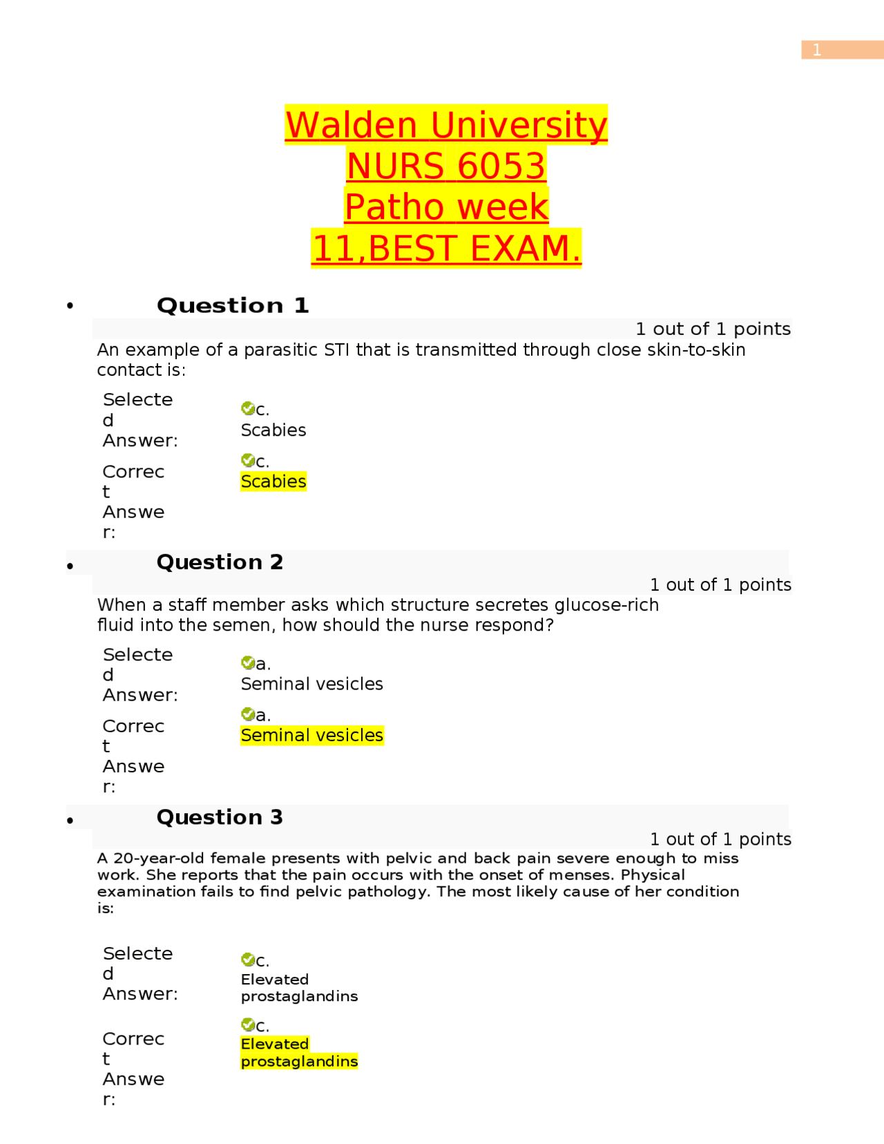 Reproductive Health Multiple Choice Questions and Answers | Exams ...