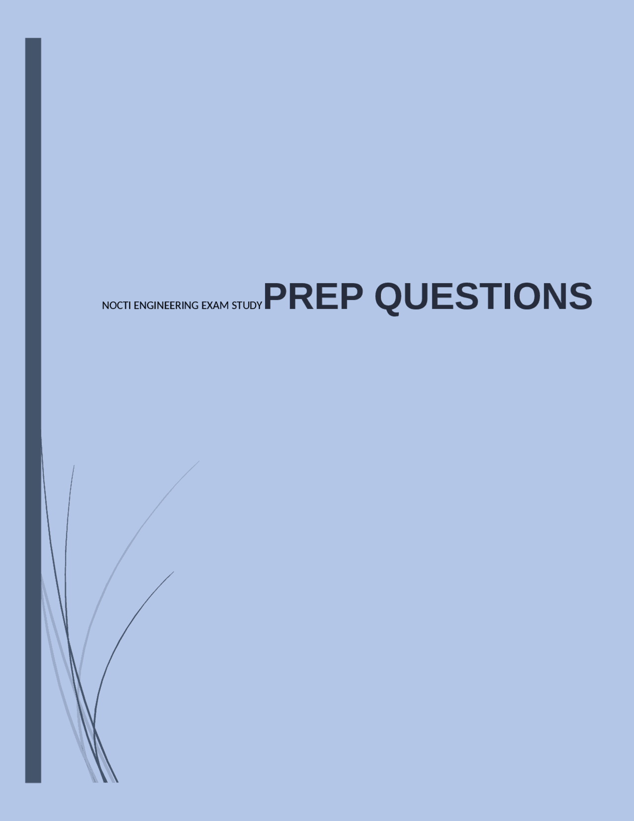 NOCTI ENGINEERING EXAM STUDY PREP QUESTIONS |GUARANTEED ACCURATE ...