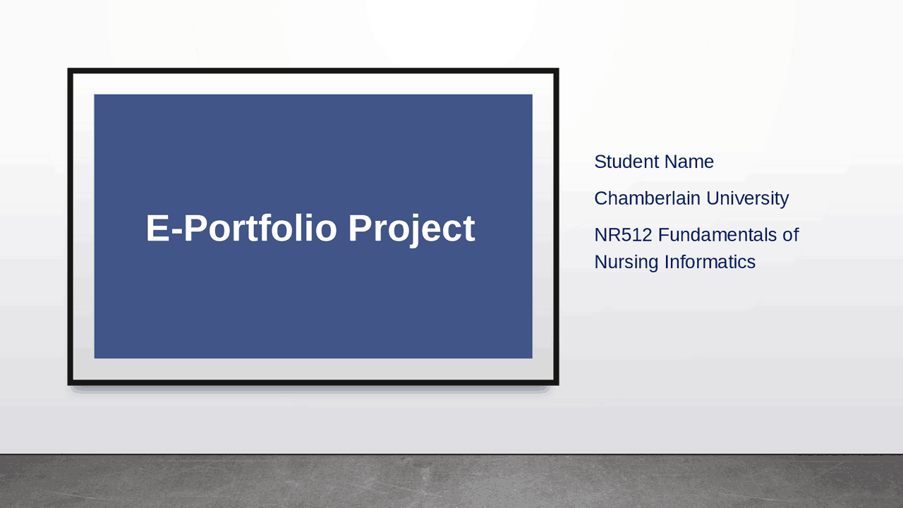 E-Portfolio for Graduate and Advanced Practice Nurses: A Comprehensive ...