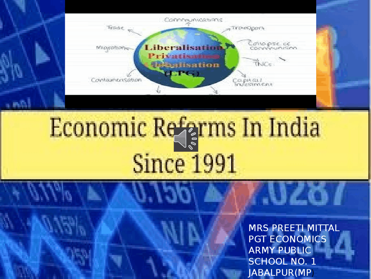 Economic Reforms in India Since 1991 – PPT – Power Point Presentation ...