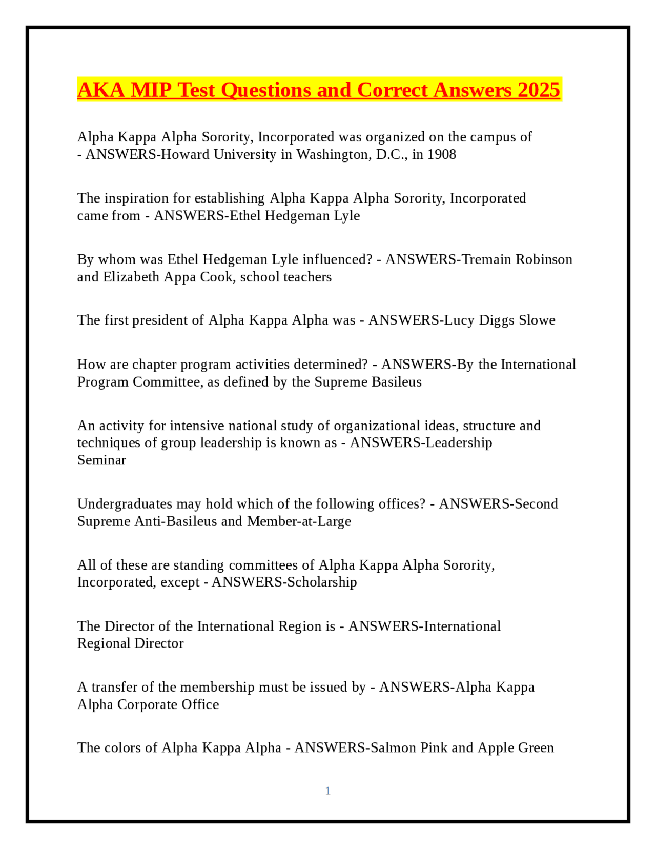 Alpha Kappa Alpha Sorority, Incorporated: History, Structure, and Key ...