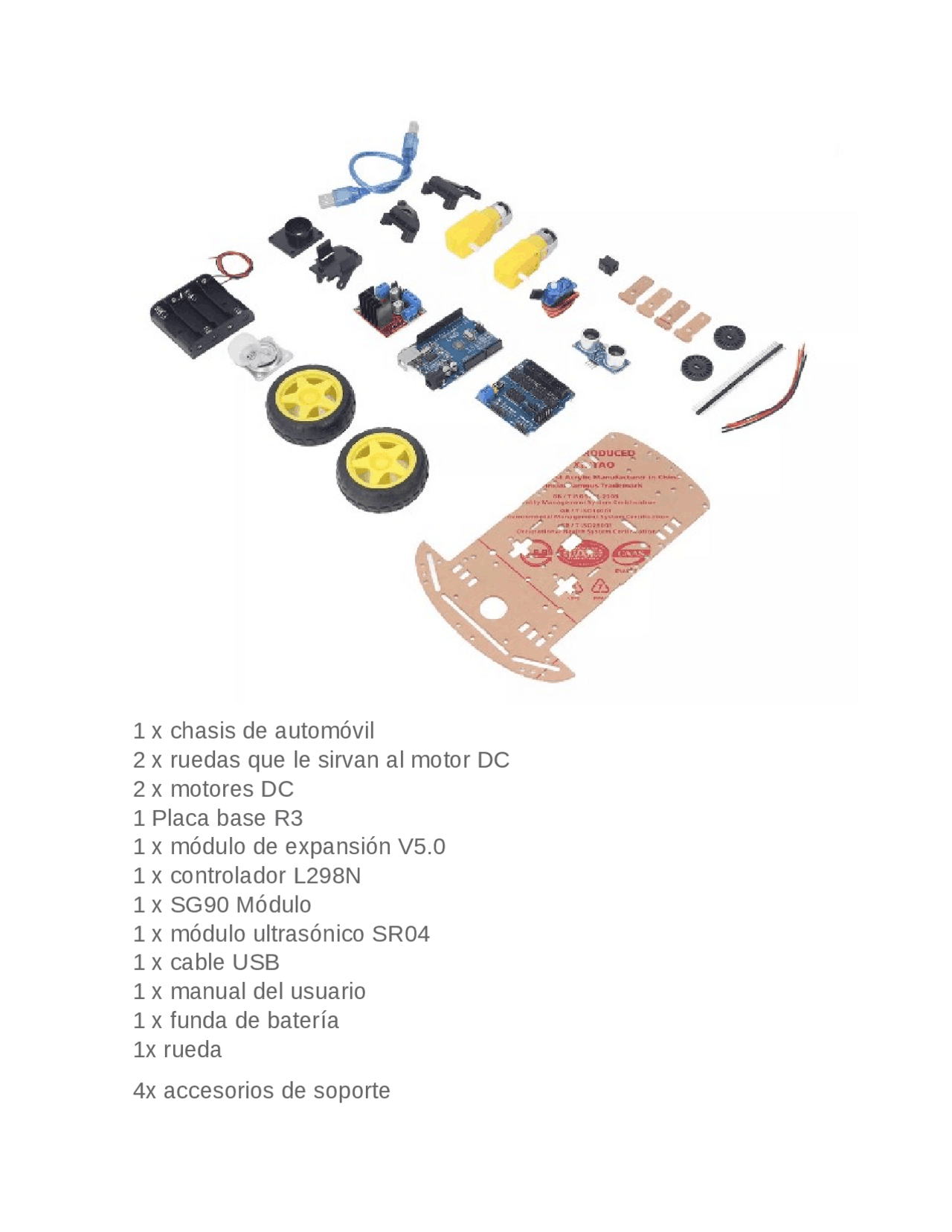 Materials for a Mini-Sumo Robot | Study Guides, Projects, Research Technology | Docsity
