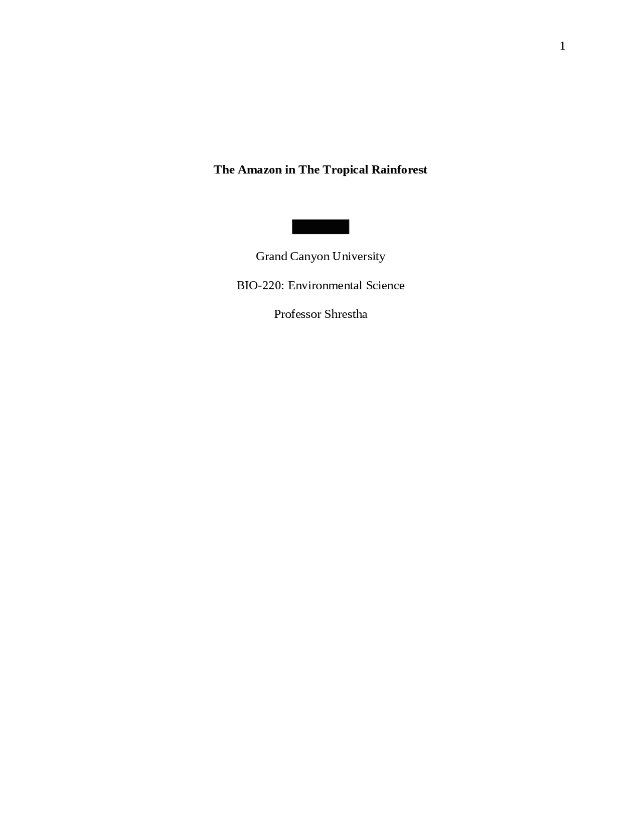 BIO 220 Topic 2 Assignment; Biome and Ecosystem Essay | Assignments ...