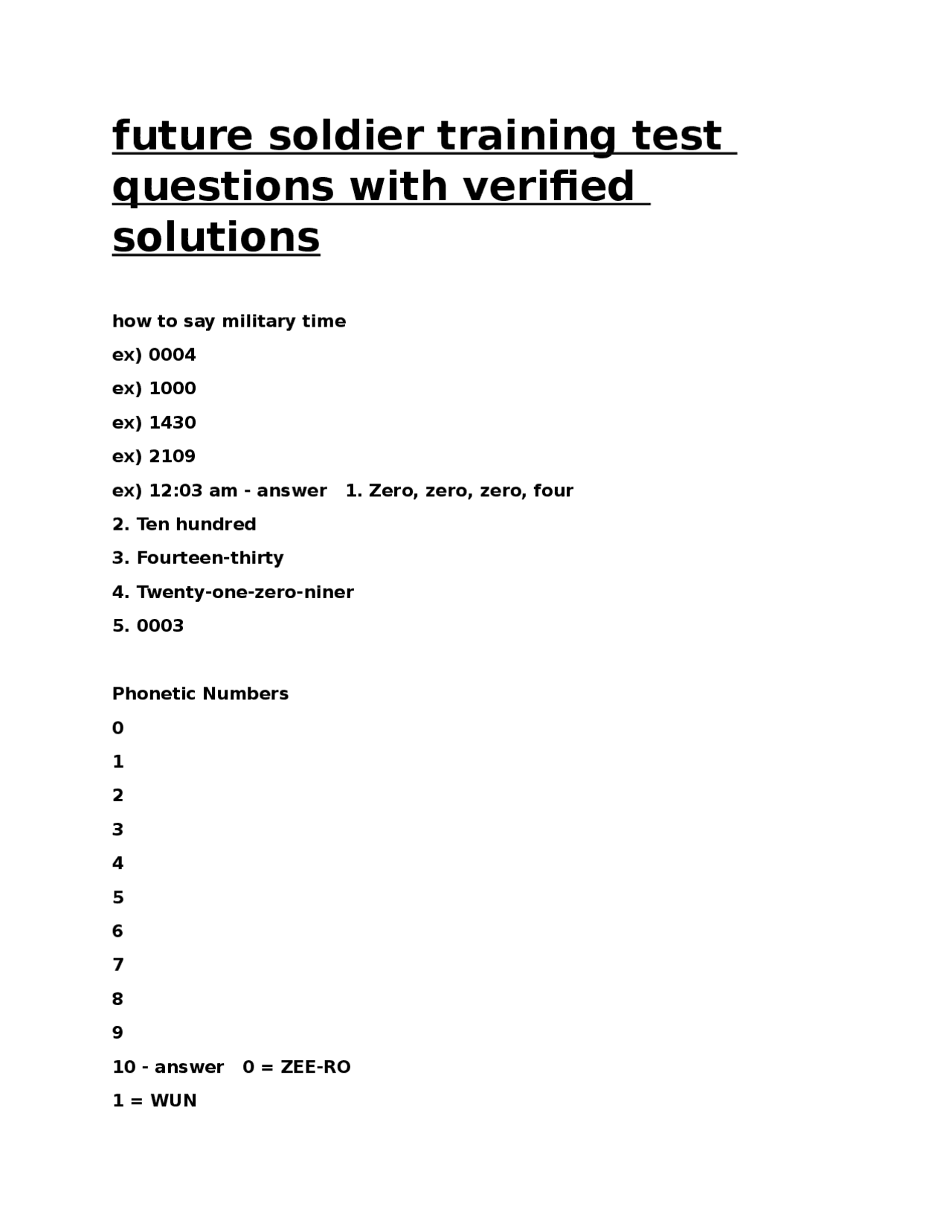 future soldier training test questions with verified solutions.docx ...