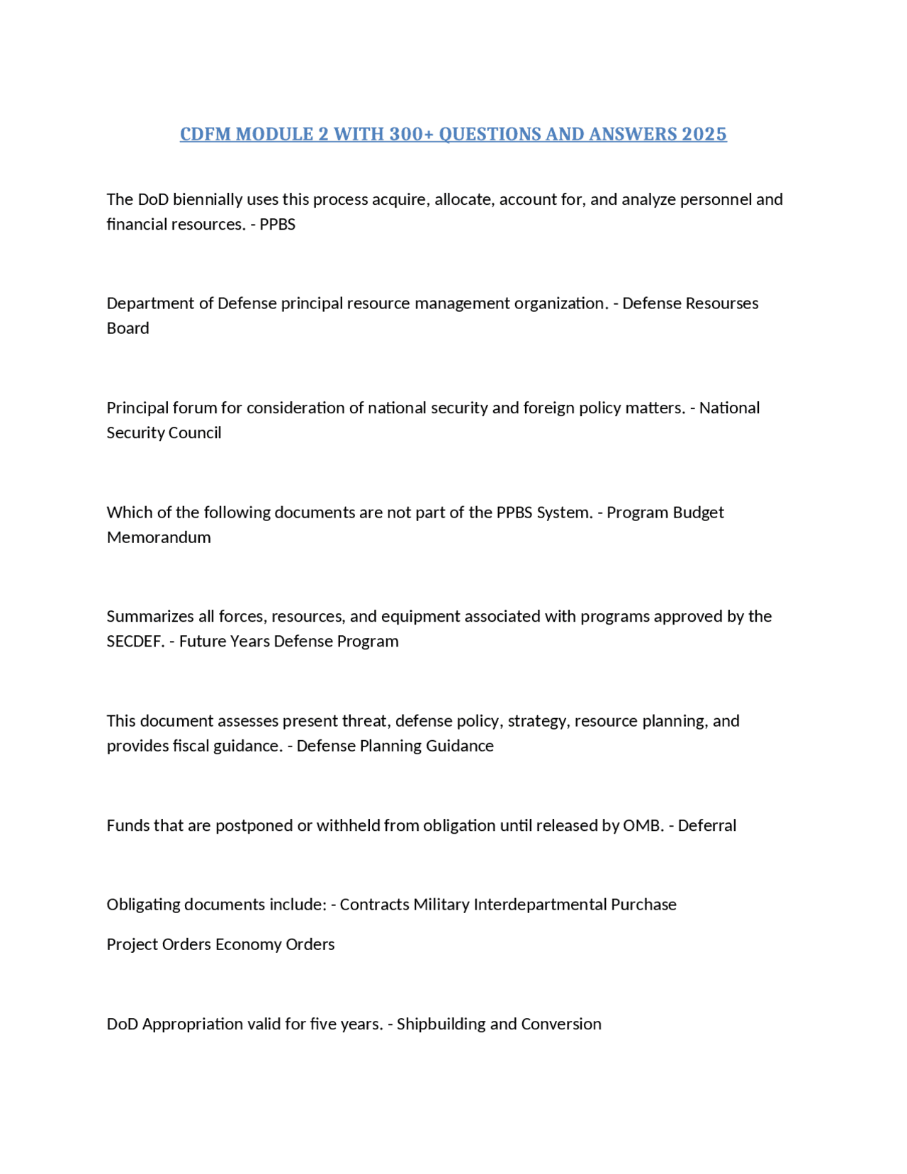 Defense Budgeting: A Comprehensive Guide to the PPBS System | Exams ...