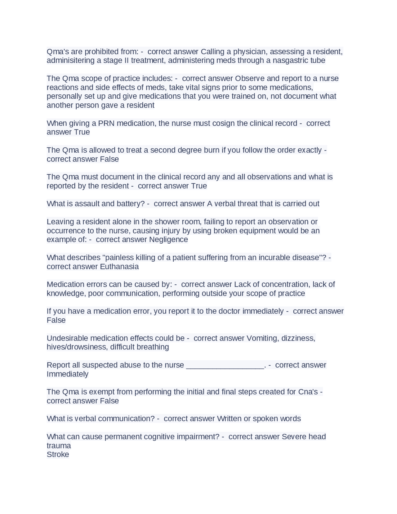 QMA Scope of Practice & Medication Administration: Guide with Q&A ...