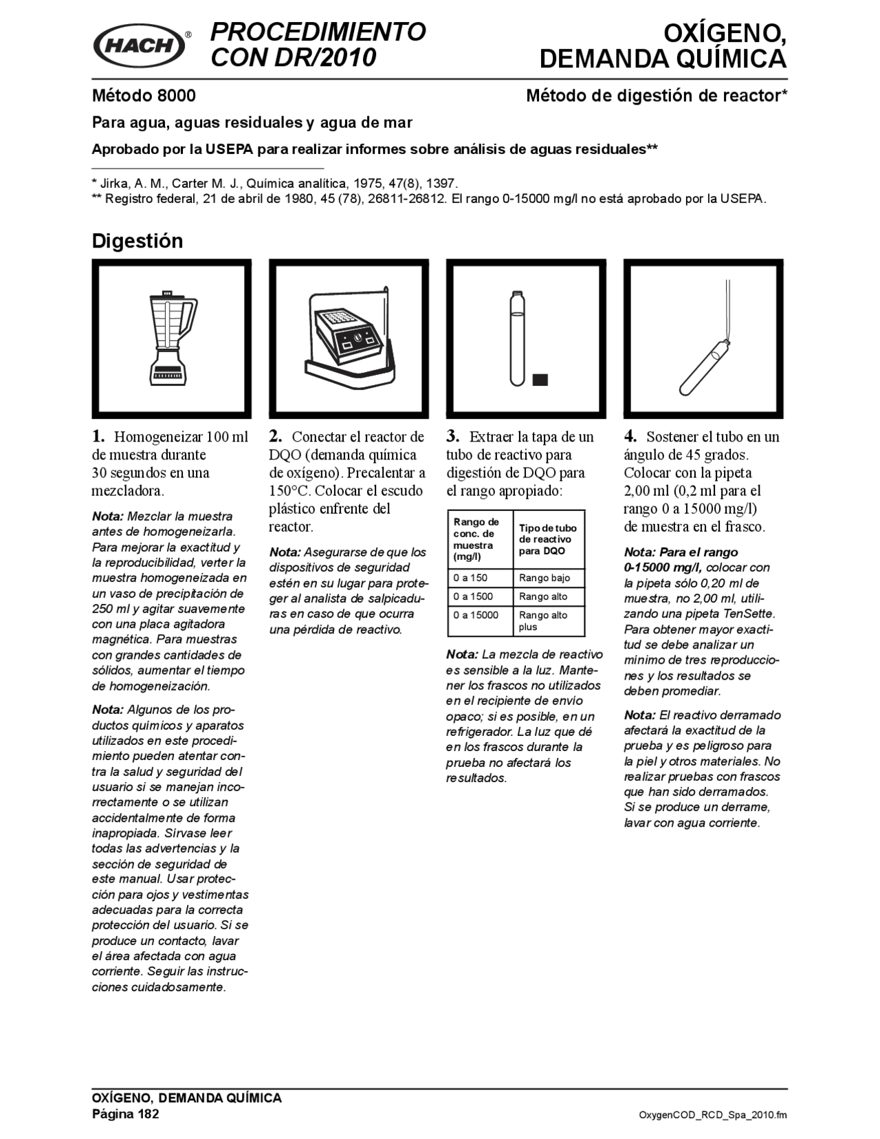 Chemical Oxygen Demand (COD) Analysis: A Comprehensive Guide to the ...