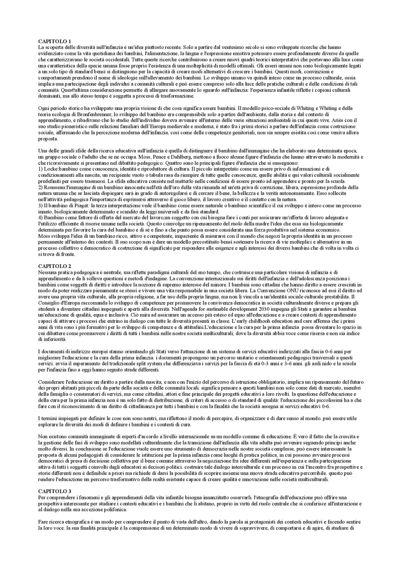 Riassunto “Crescere al plurale” | Schemi e mappe concettuali di ...