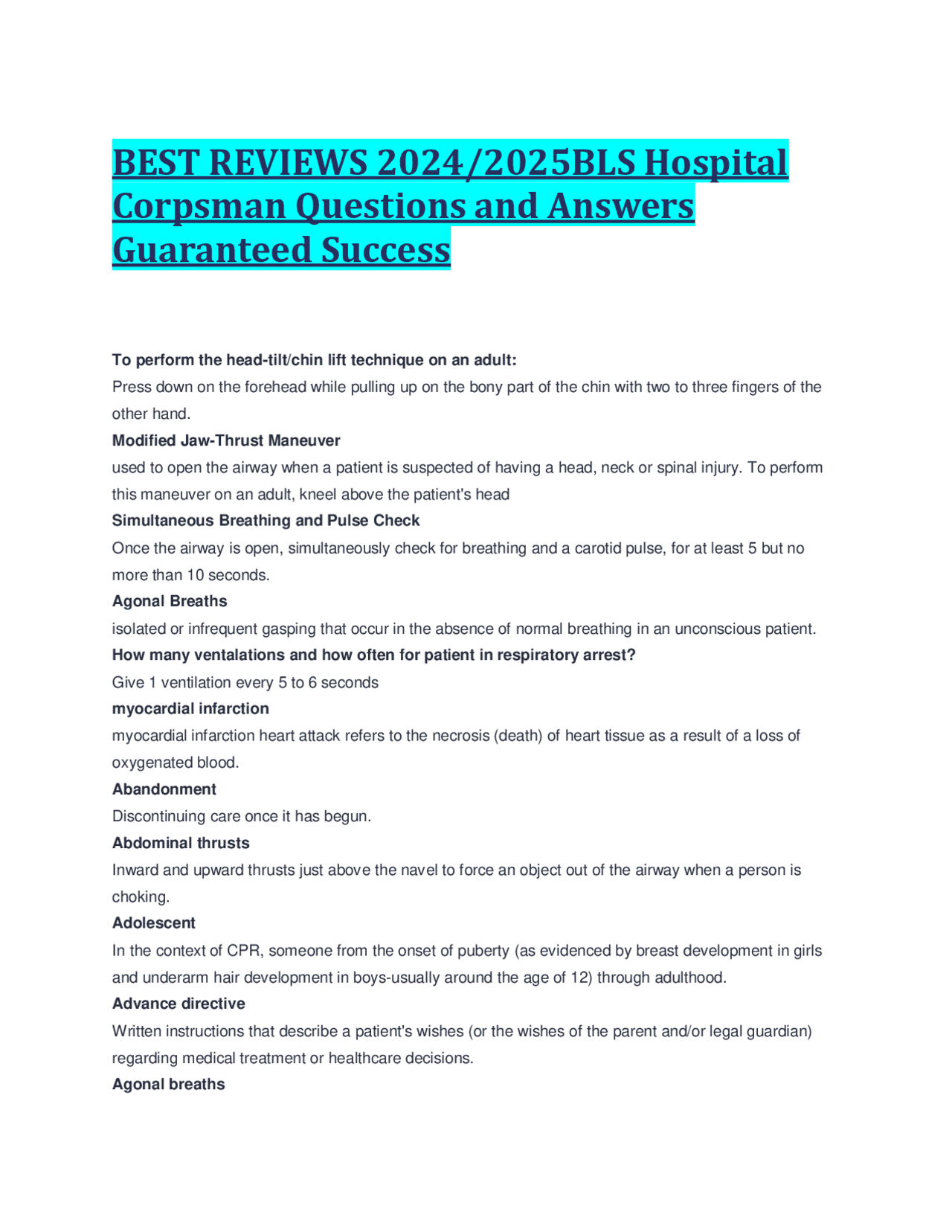 CPR Guidelines and Procedures: A Comprehensive Guide for First ...