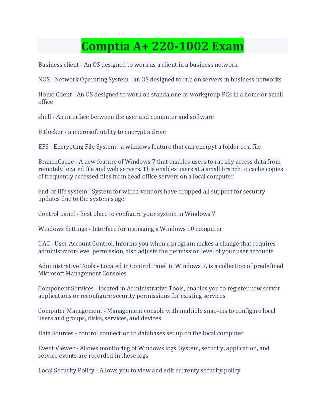 Operating Systems: A Comprehensive Guide for Beginners | Exams Computer Science | Docsity