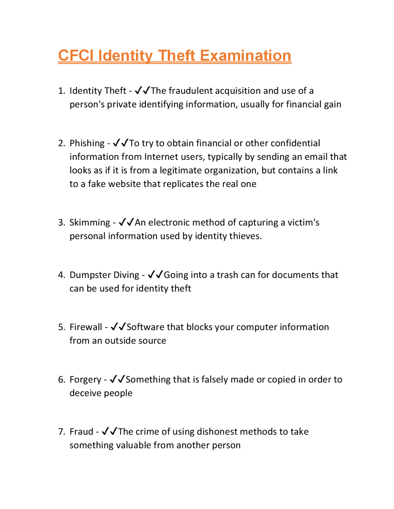 Identity Theft: Definitions and Examples | Exams Advanced Education ...