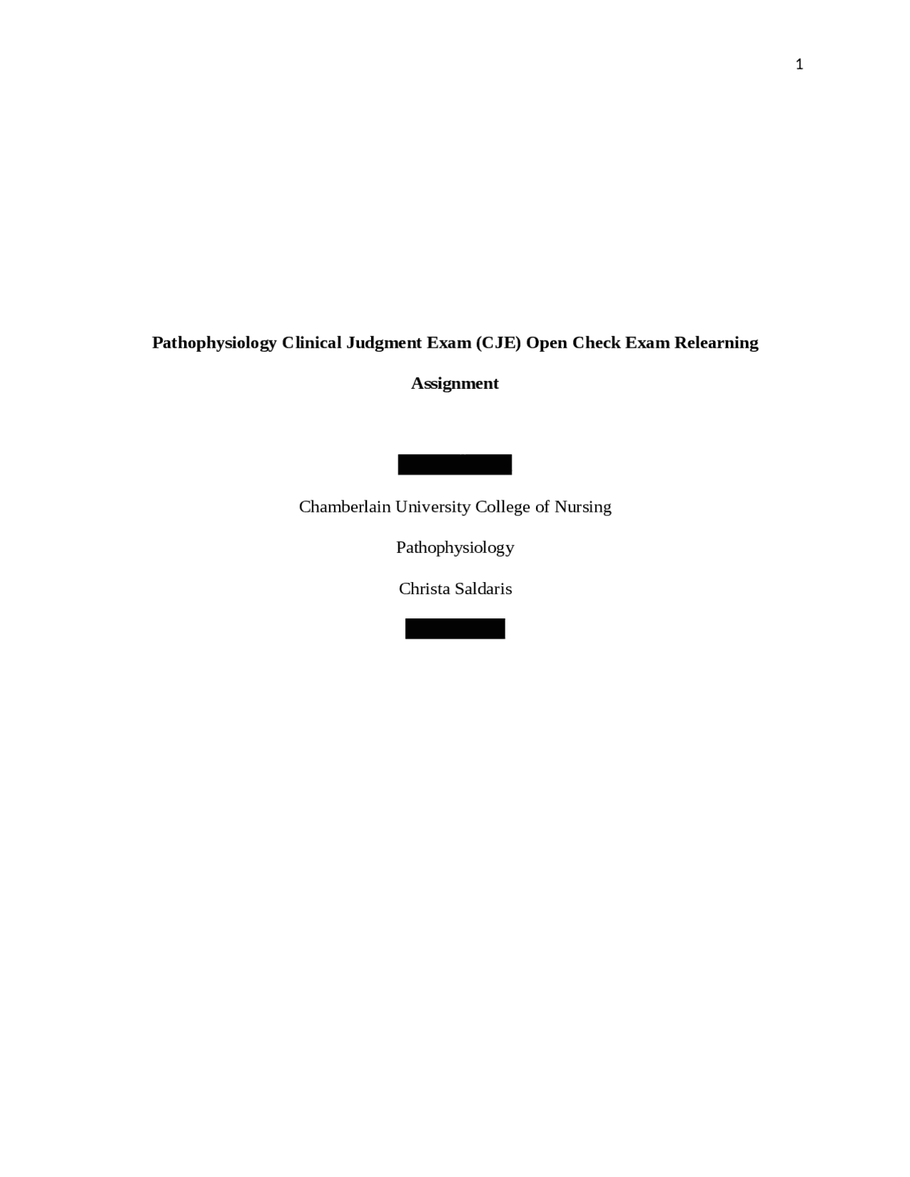 Pathophysiology of Eczema: A Case Study and Clinical Judgment Exam Relearning Assignment ...