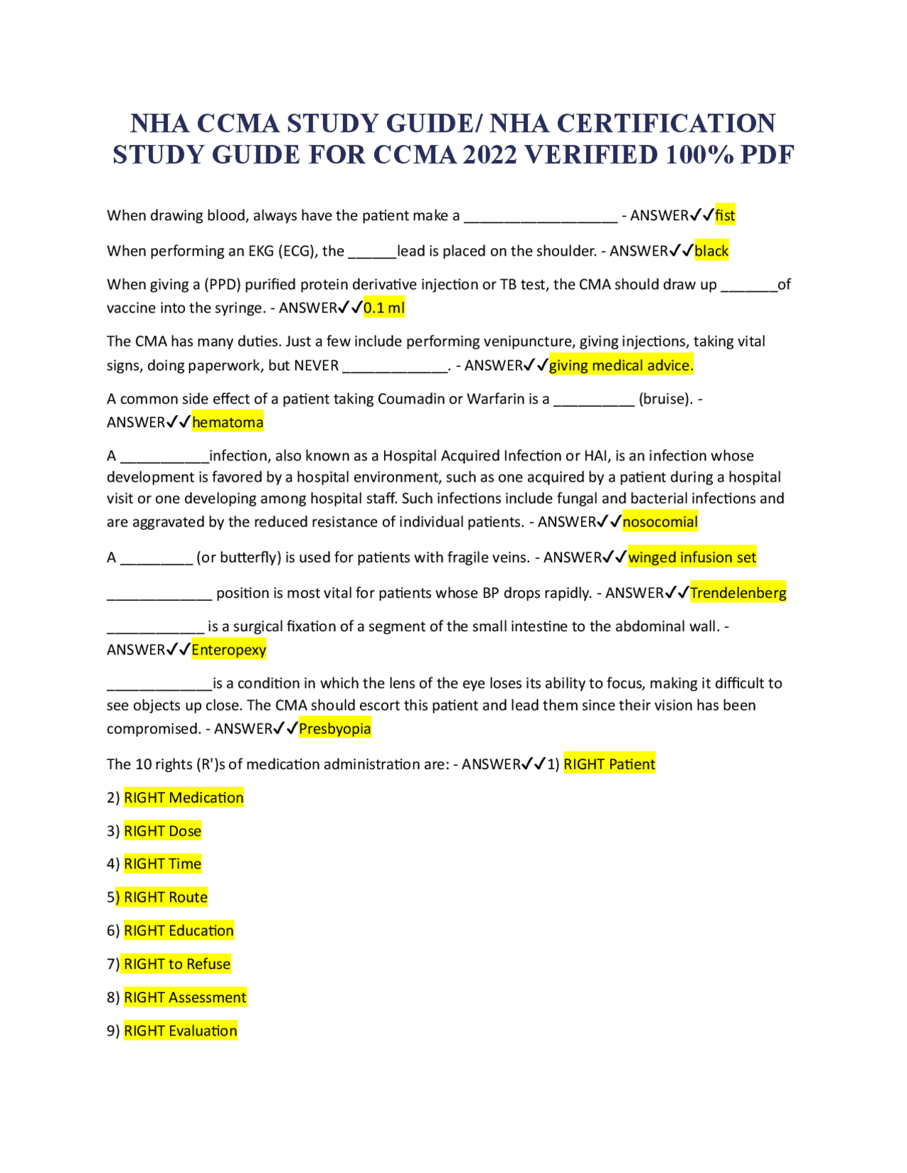 NHA CCMA Study Guide: Comprehensive Guide for CCMA Certification Exam ...