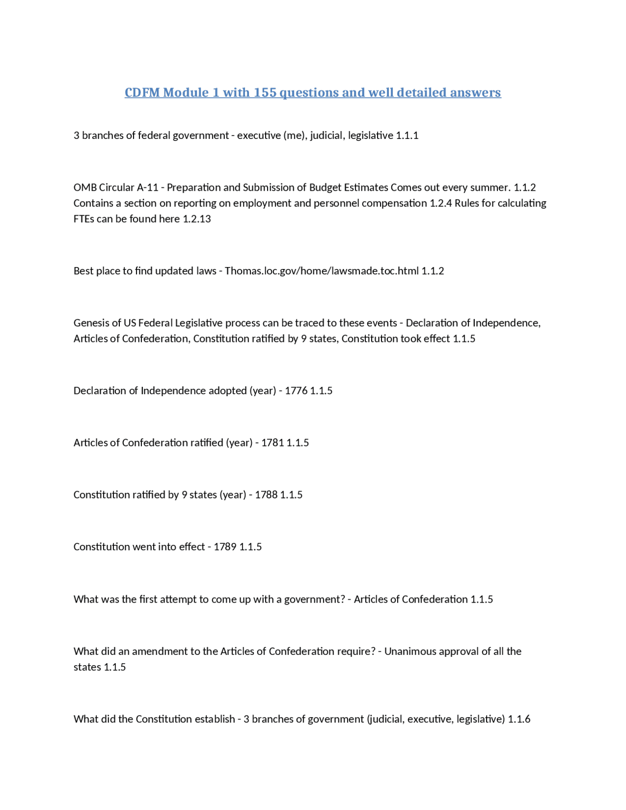 US Federal Government: Structure, Legislative Process, and Budget ...