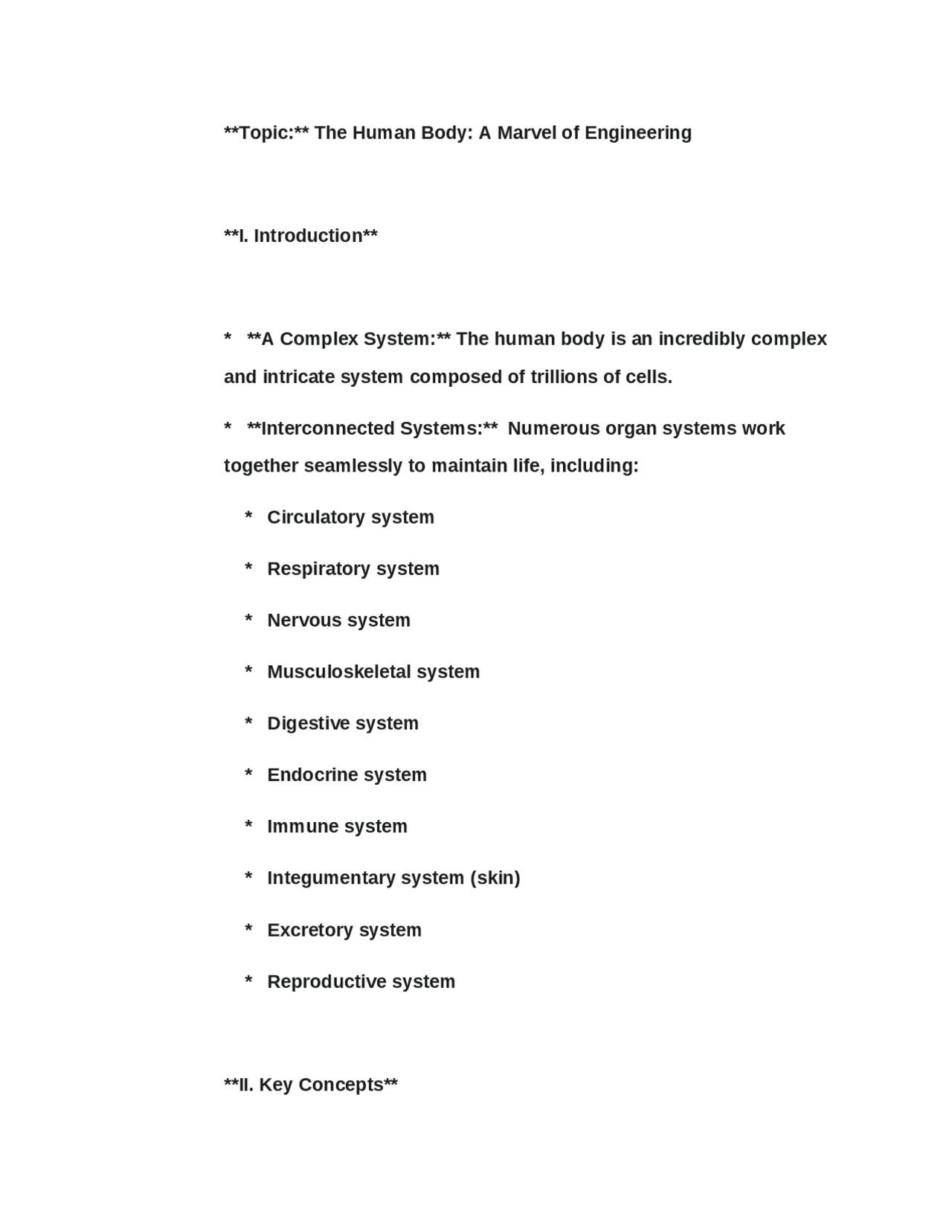 Introduction to Human Anatomy and Physiology: A Marvel of Engineering ...