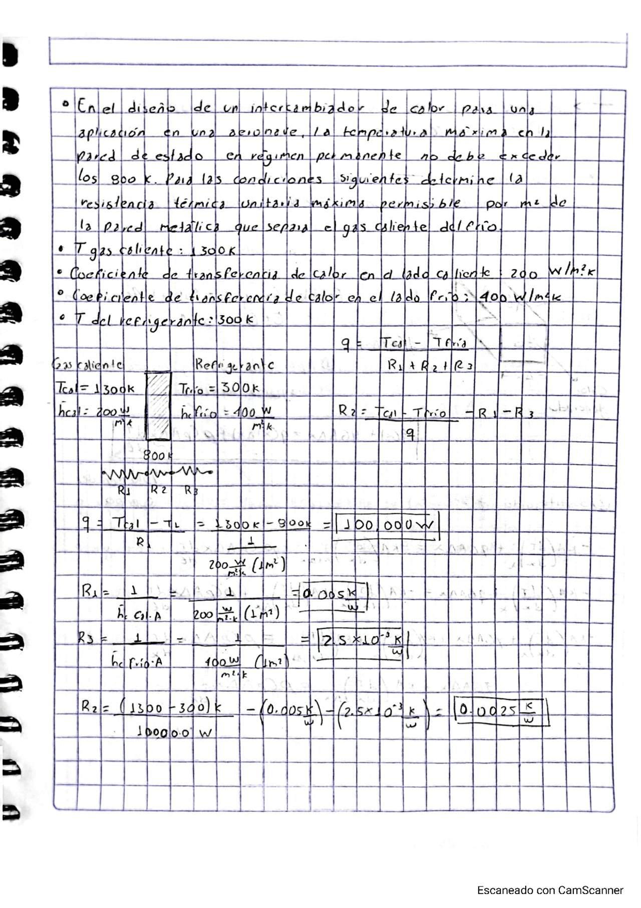 Transferencia de calor | Study notes Heat and Mass Transfer | Docsity