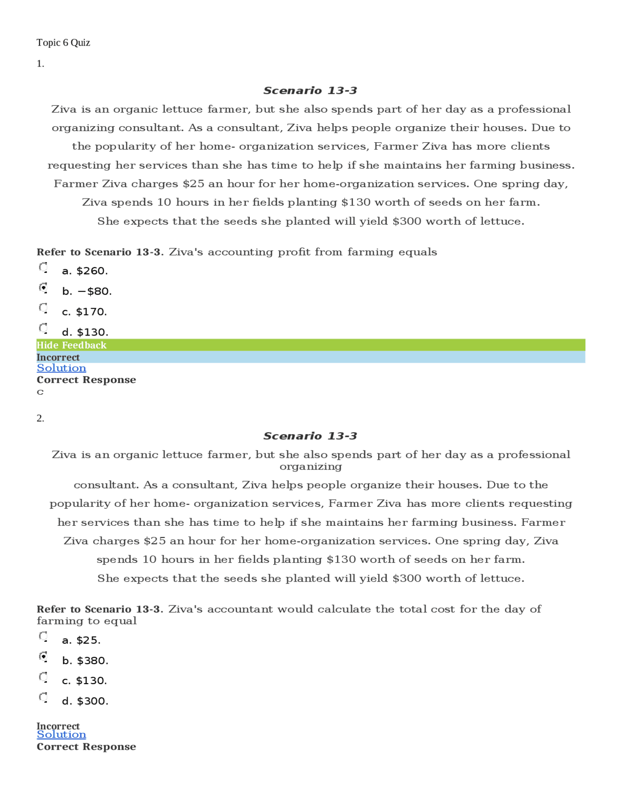Microeconomics Quiz: Cost, Production, and Market Structures | Quizzes ...