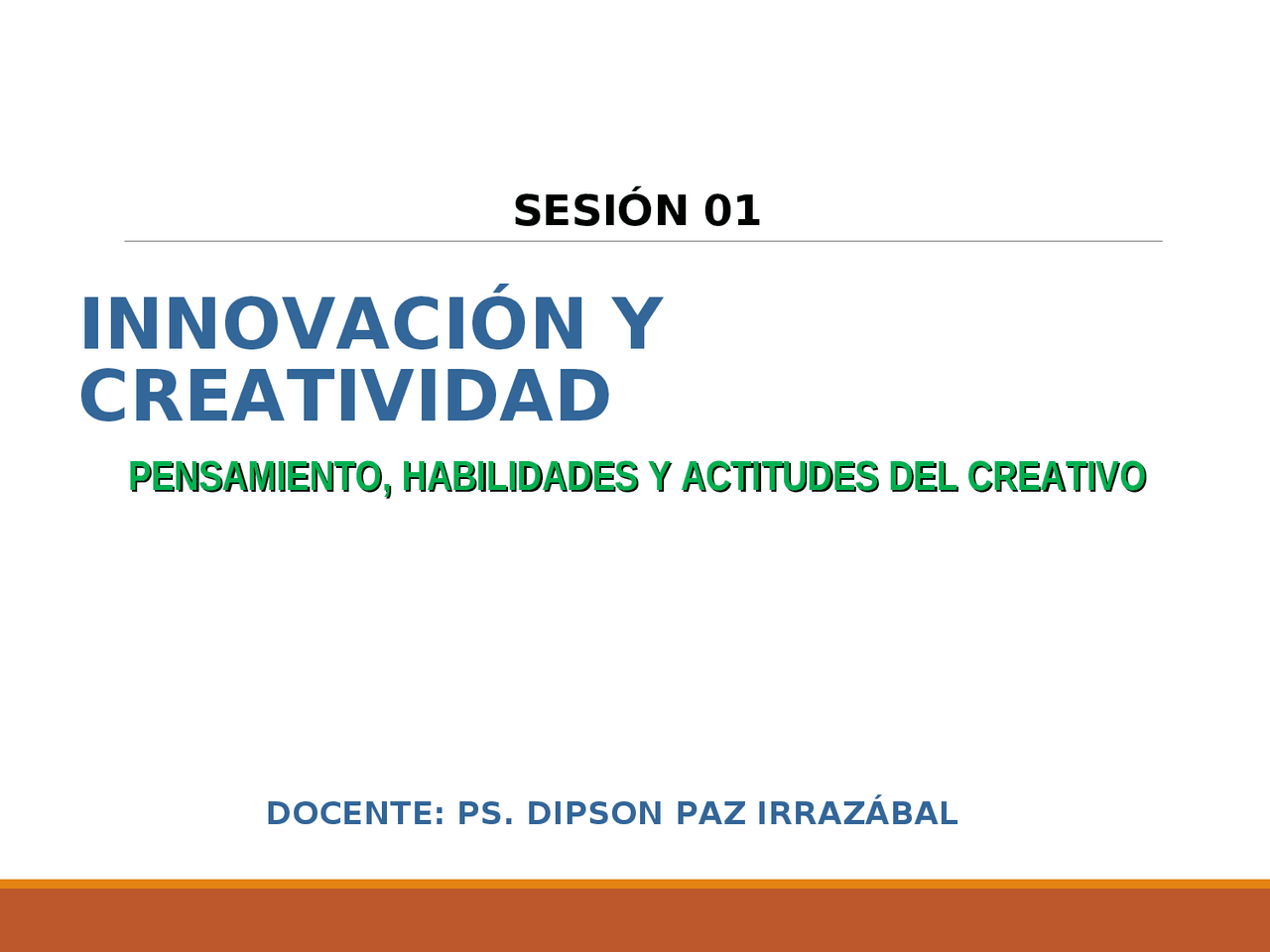 Innovación y Creatividad: Pensamiento, Habilidades y Actitudes del Creativo | Diapositivas de ...