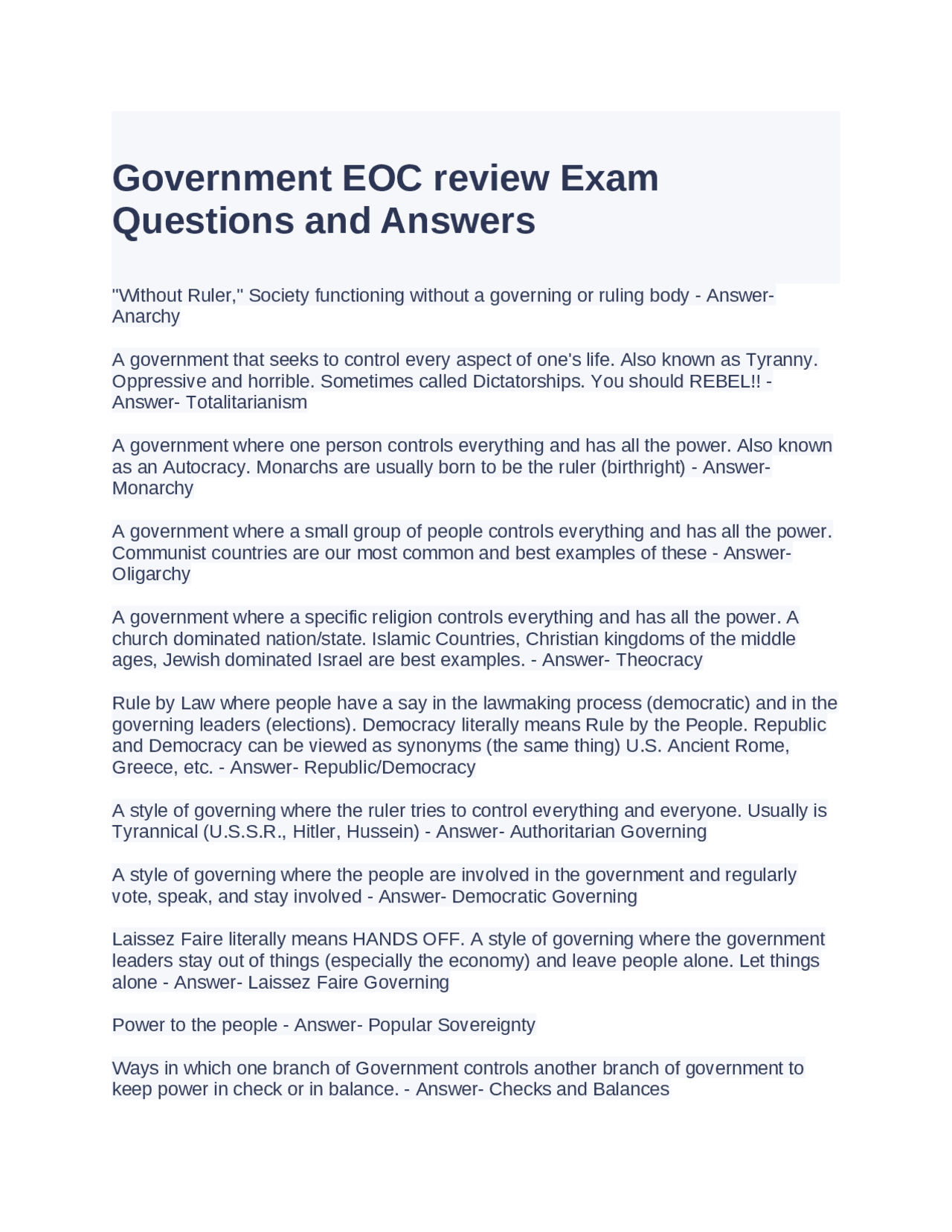 Government Systems: A Comprehensive Guide to Forms of Government and ...