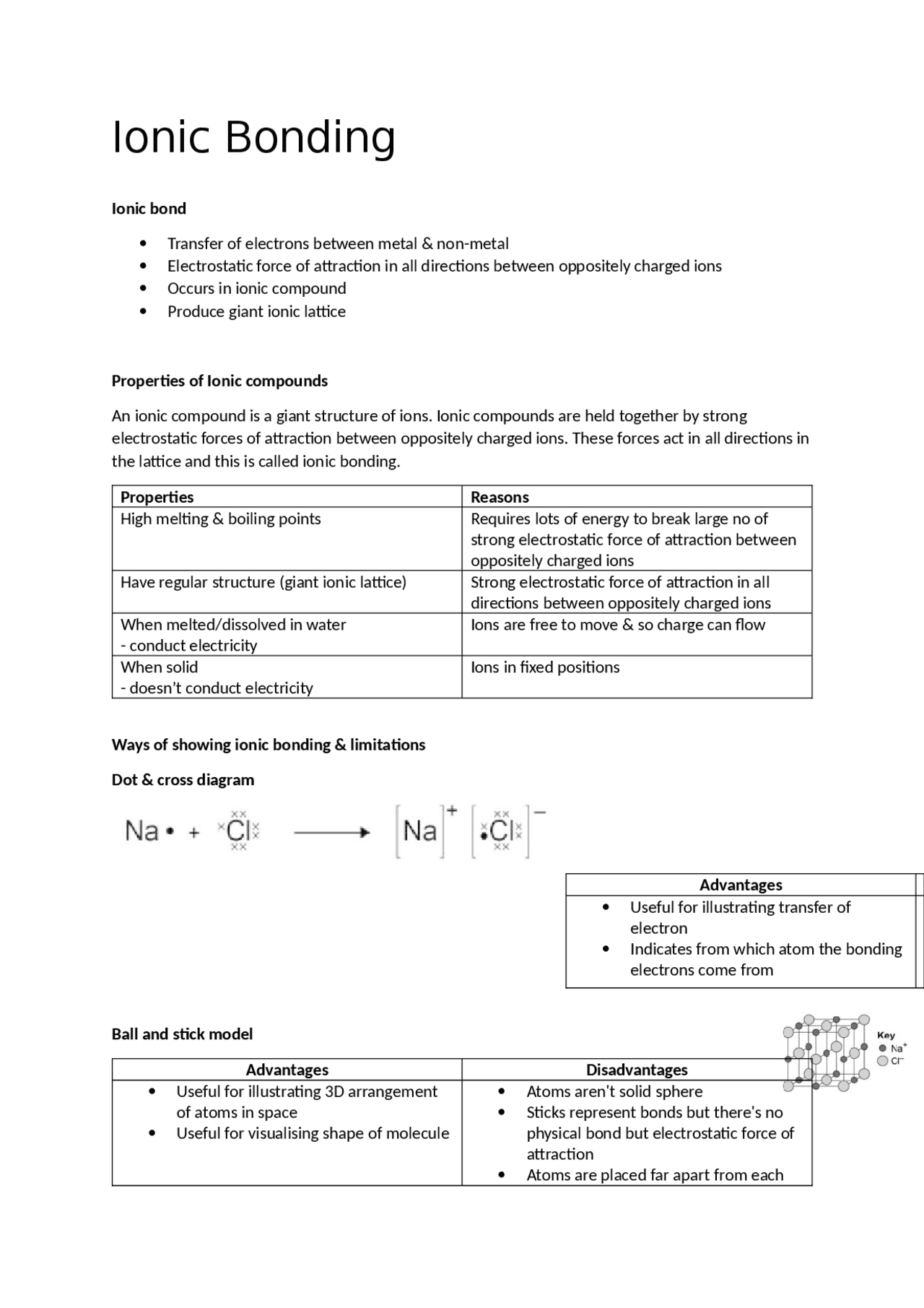 Ionic and Covalent Bonding: A Comprehensive Guide for High School Chemistry | Cheat Sheet ...