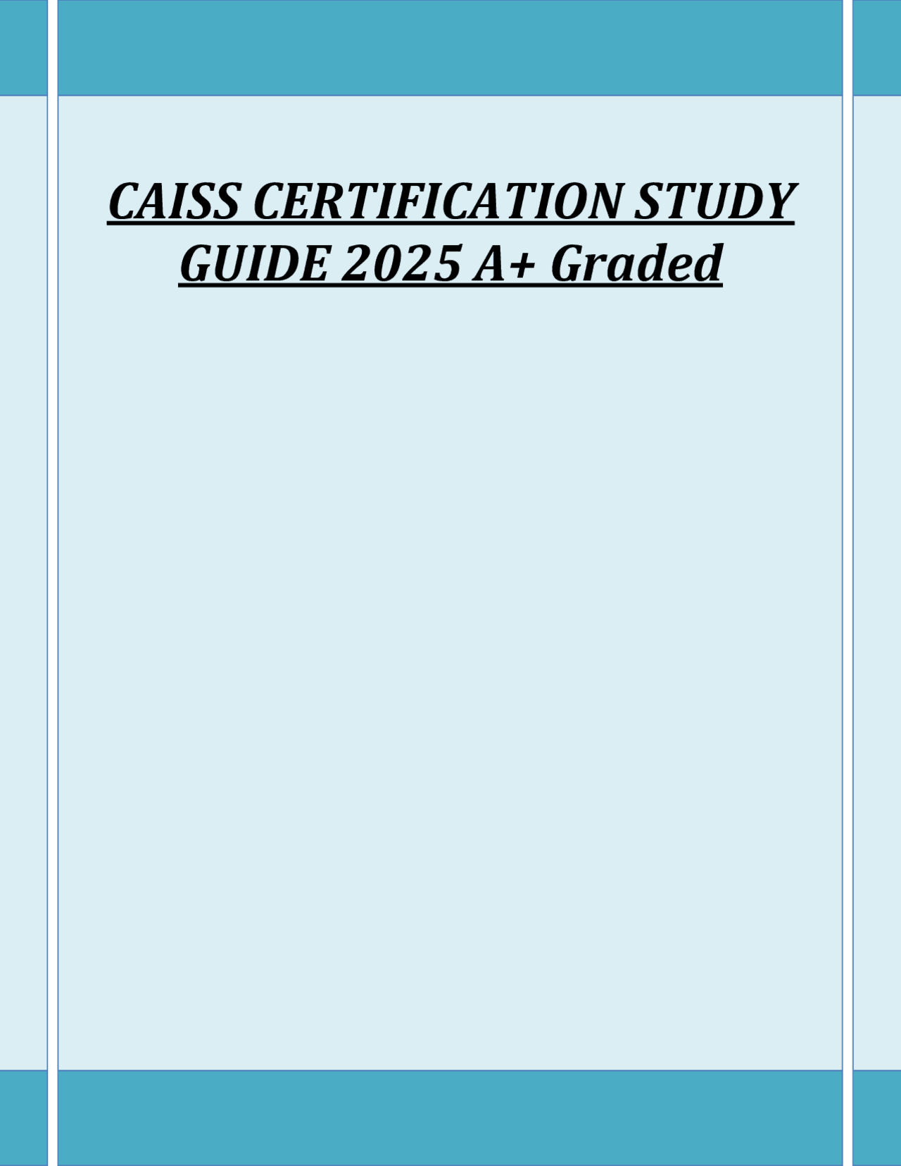 Certified Abbreviated Injury Scale Specialist (CAISS) CERTIFICATION ...