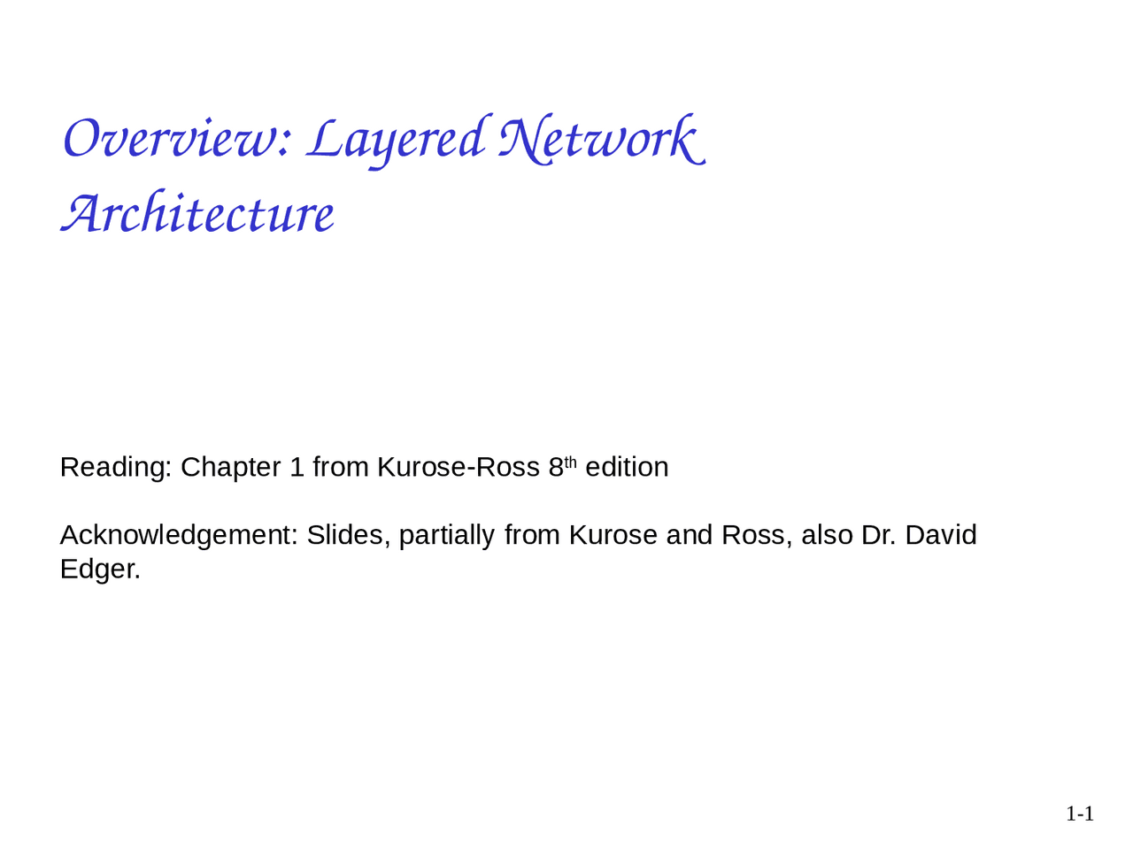 Computer Communications Fall 2024 | Summaries Computer Science | Docsity